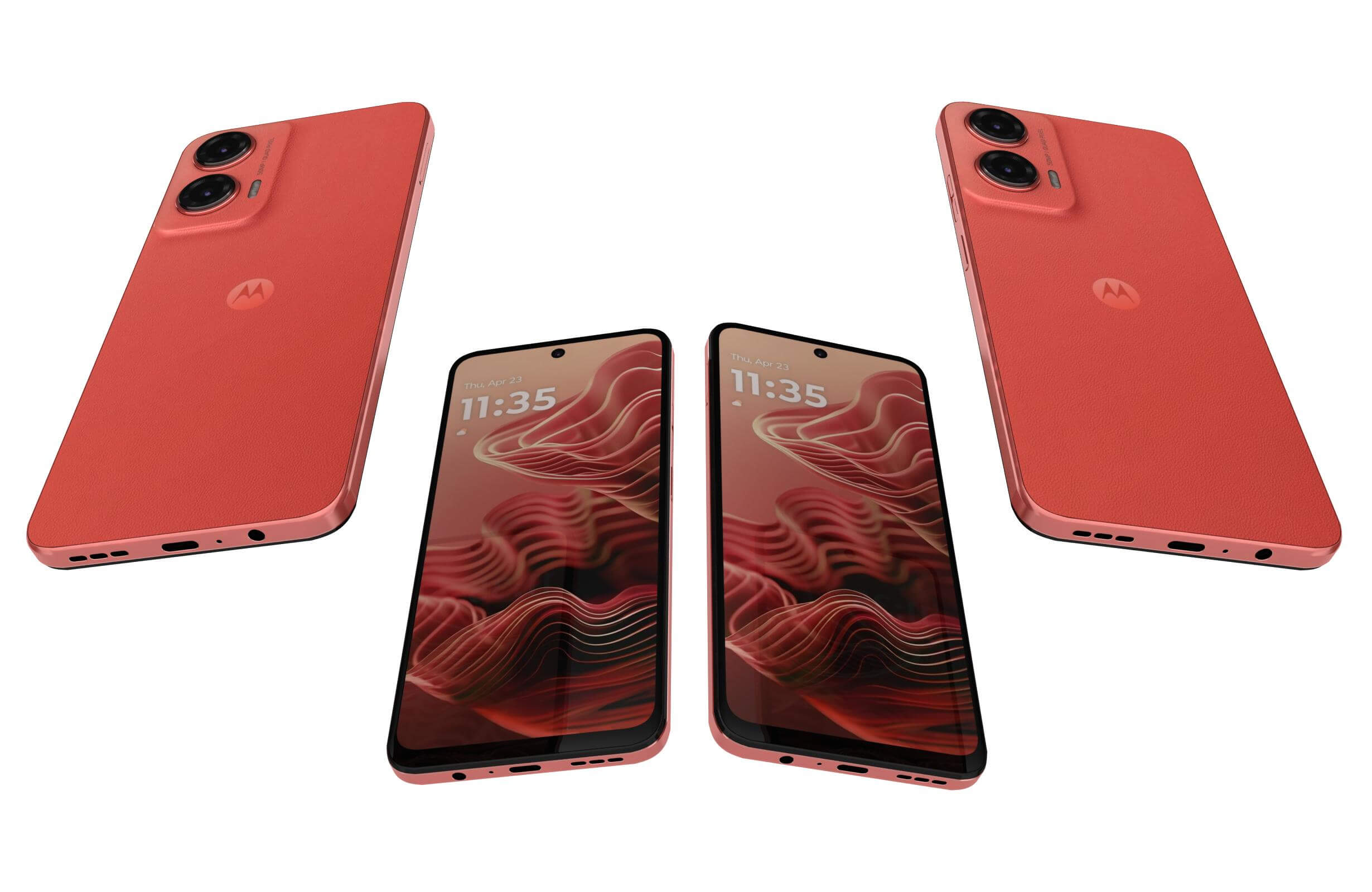 Motorola Moto G35 5G Guava Red - 3D Model by Rever_Art