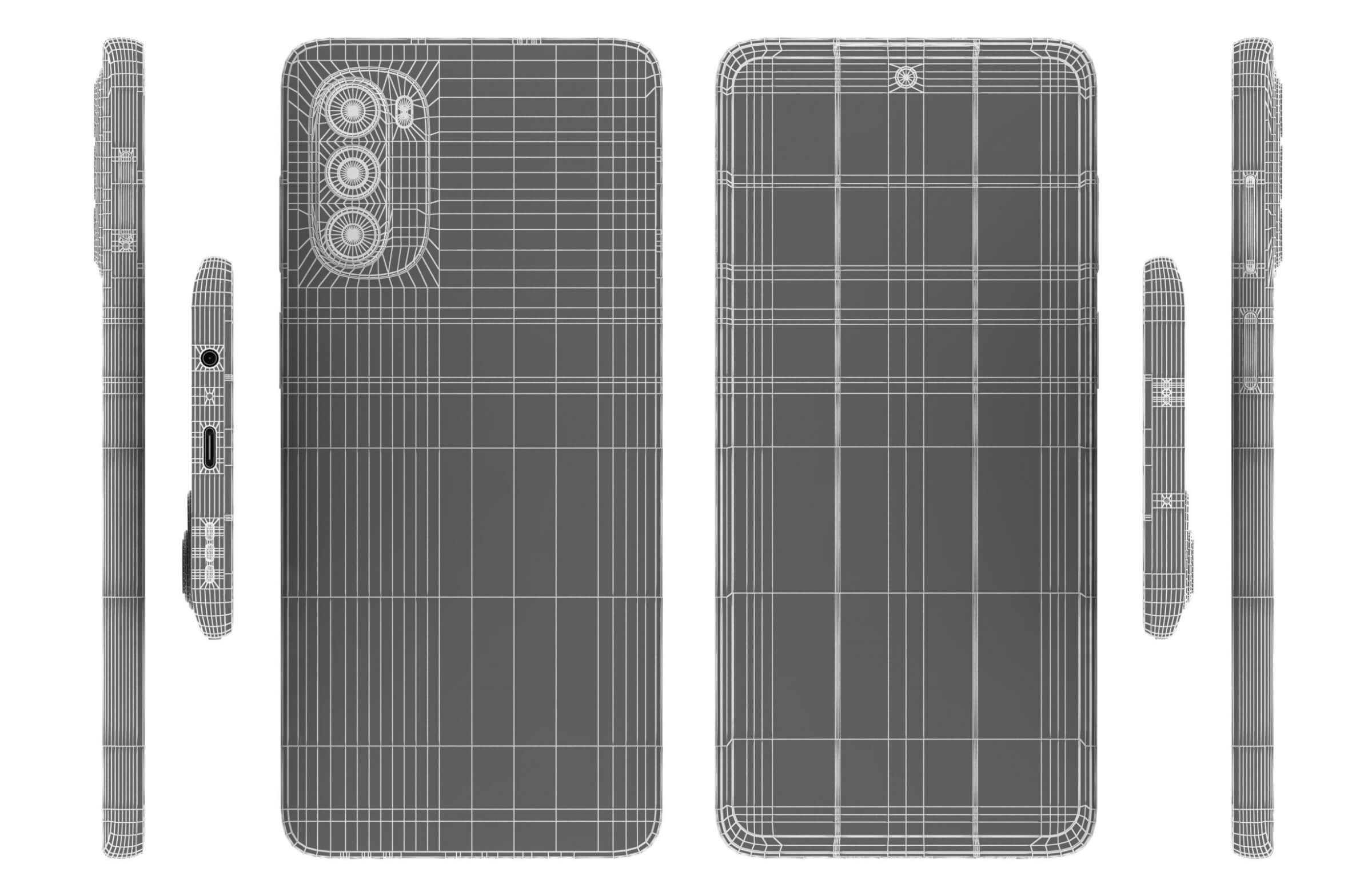 Motorola Moto G52 All Colors - 3D Model by Rever_Art