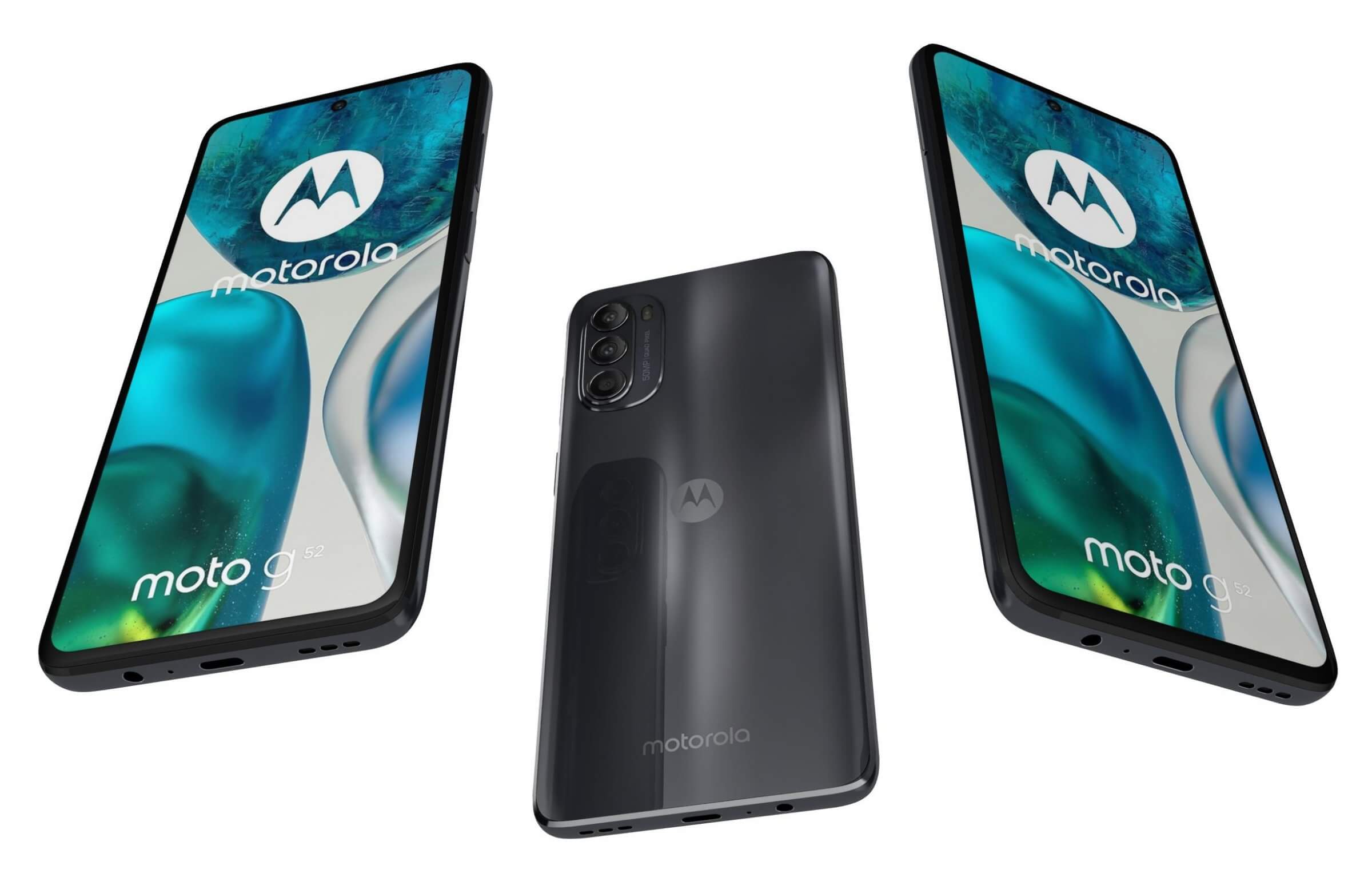 Motorola Moto G52 Black - 3D Model by Rever_Art