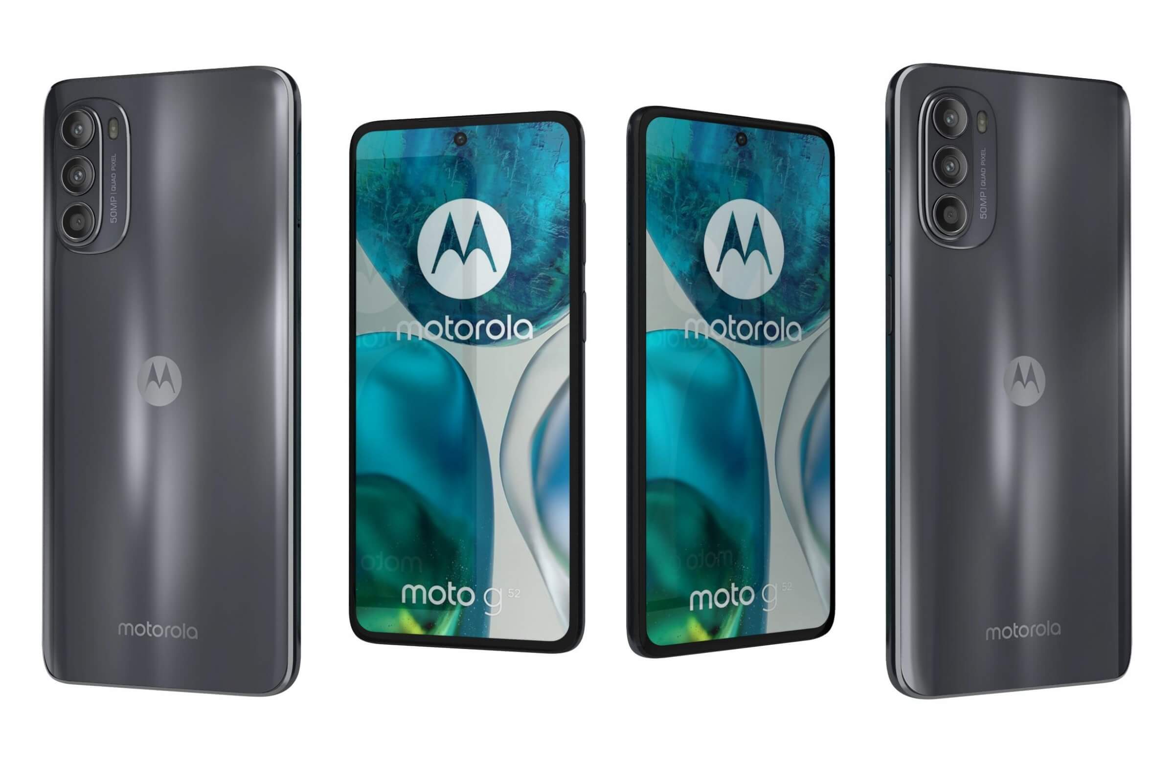 Motorola Moto G52 Black - 3D Model by Rever_Art