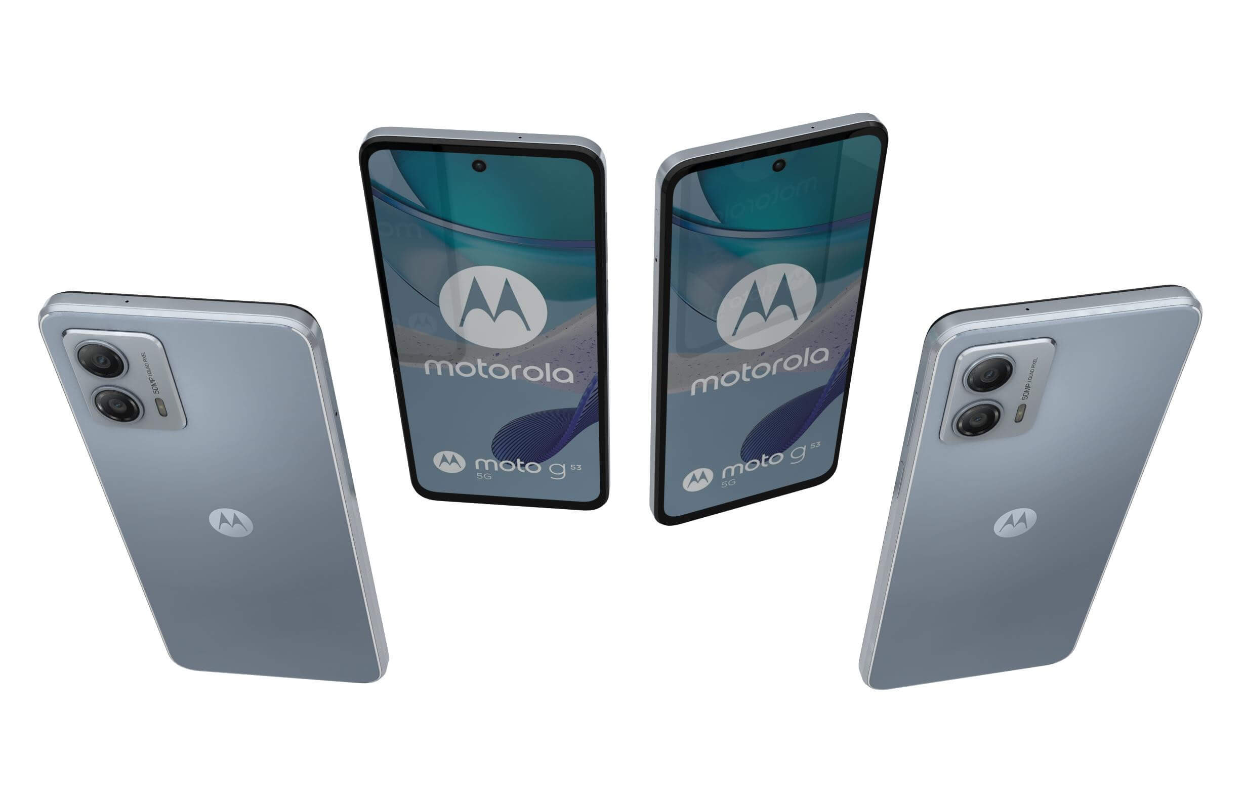 Motorola Moto G53 Blue - 3D Model by Rever_Art