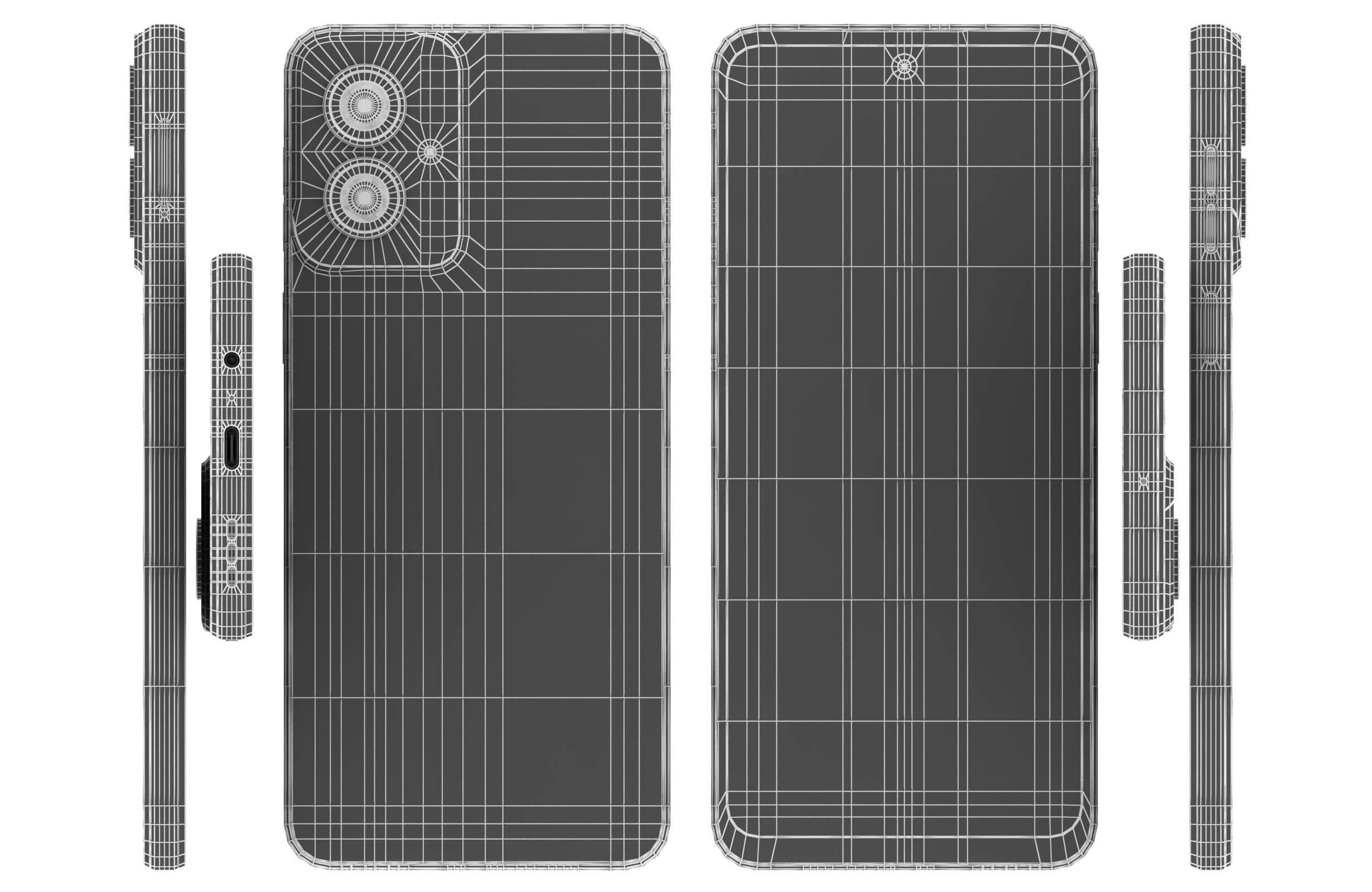 Motorola Moto G55 5G All Colors - 3D Model by Rever_Art