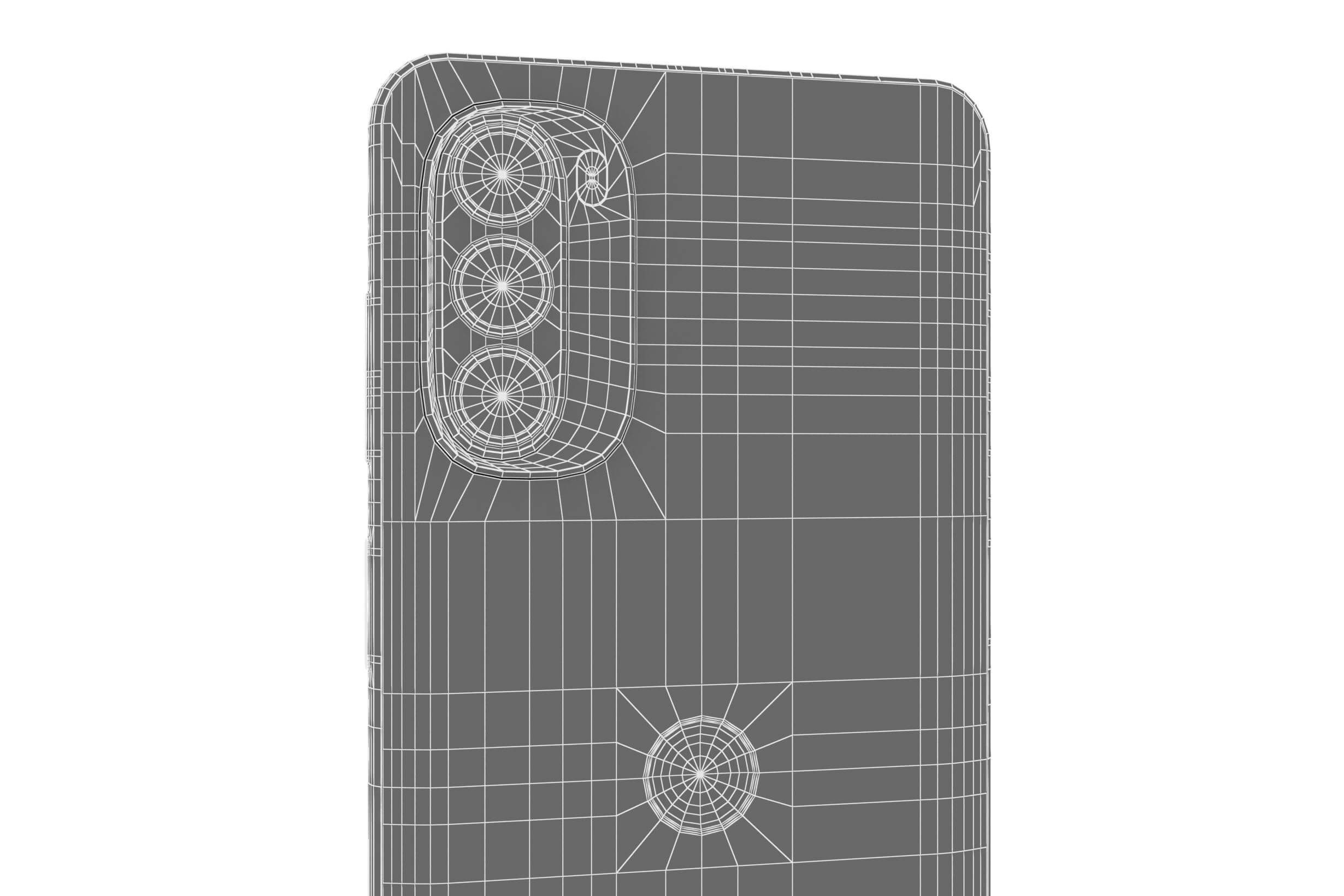 Motorola Moto G62 5G Black and Green - 3D Model by Rever_Art