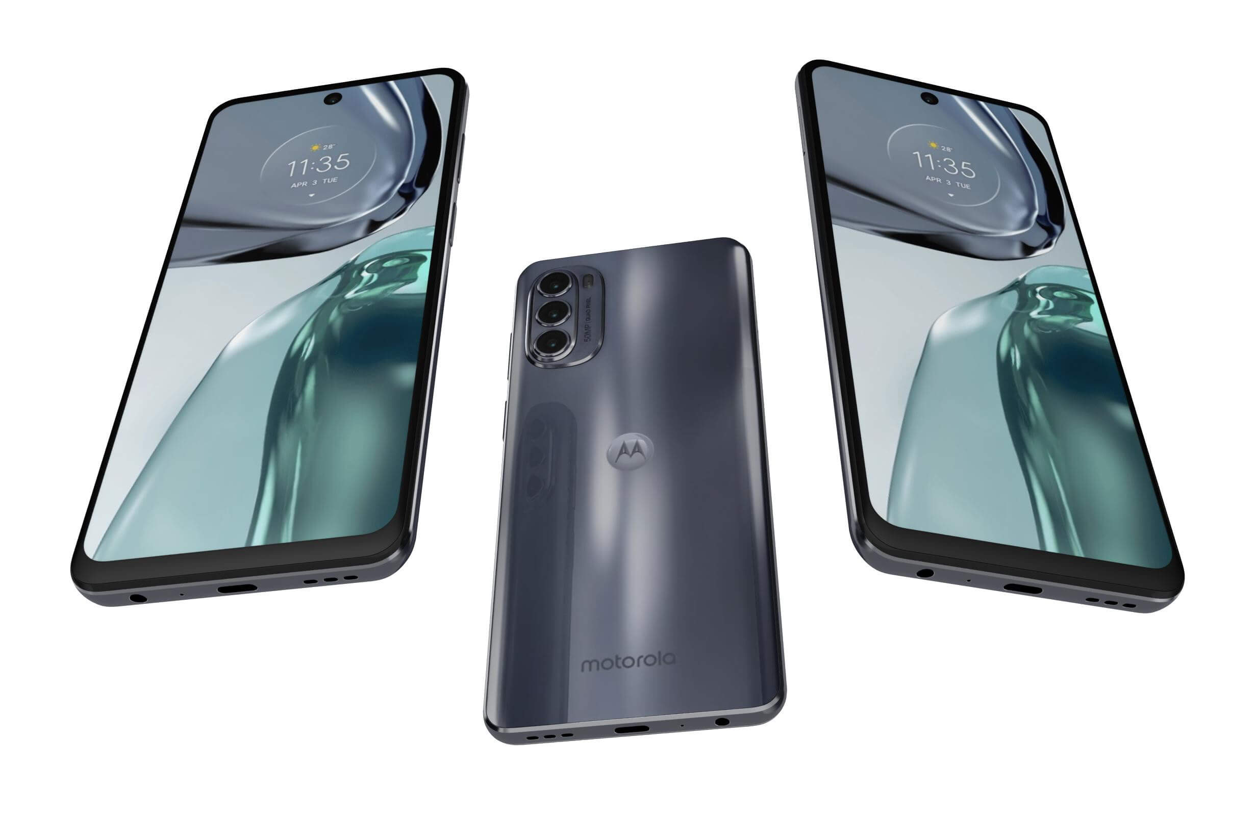 Motorola Moto G62 5G Black - 3D Model by Rever_Art