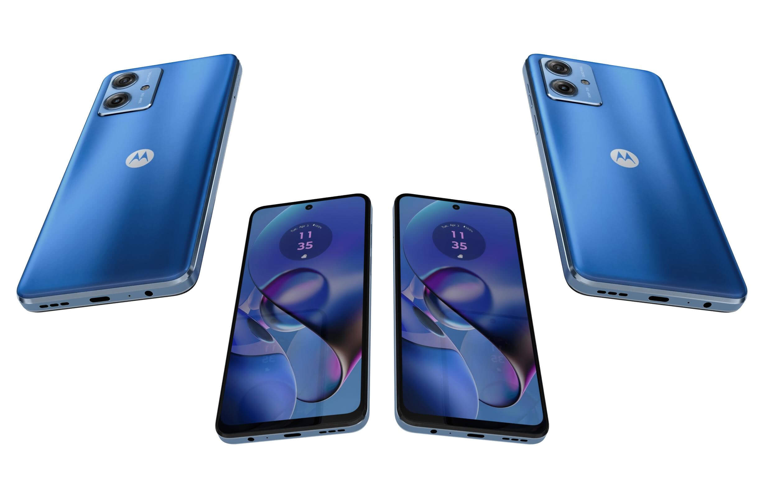 Motorola Moto G64 Blue - 3D Model by Rever_Art