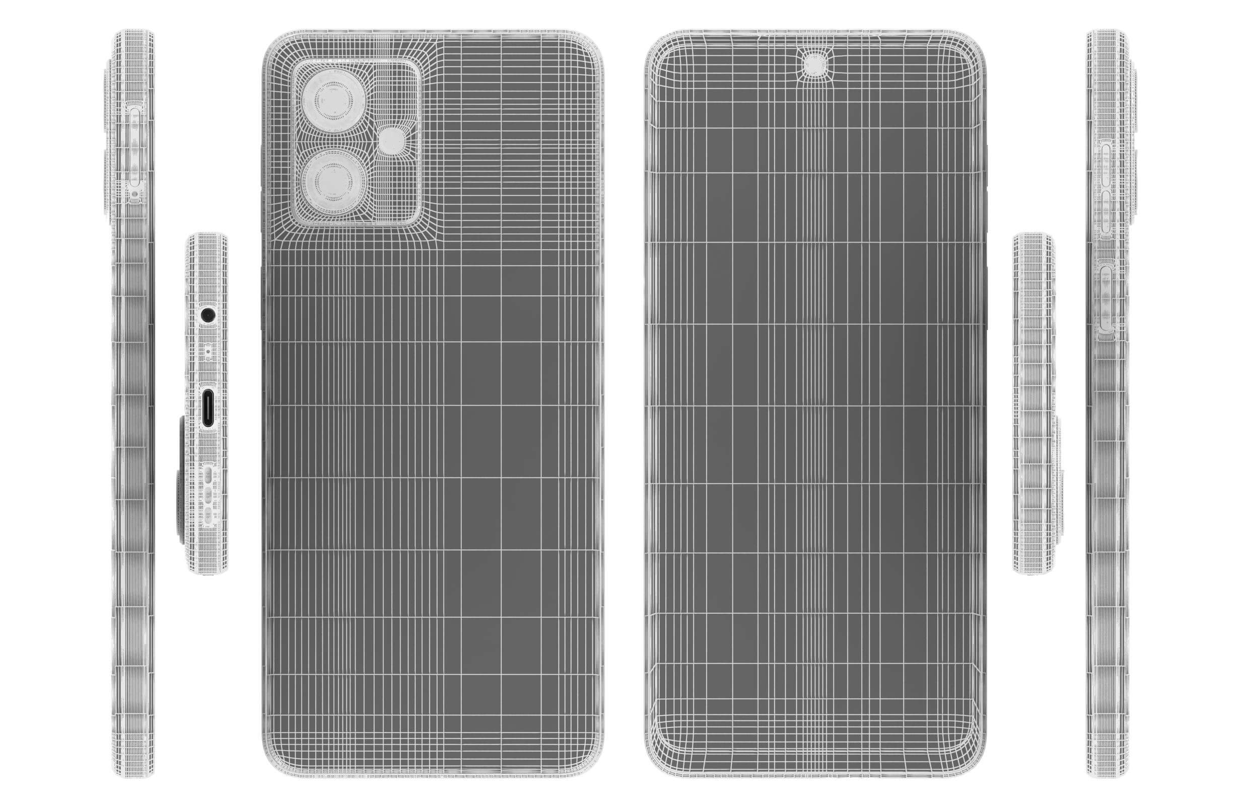 Motorola Moto G64 Blue - 3D Model by Rever_Art