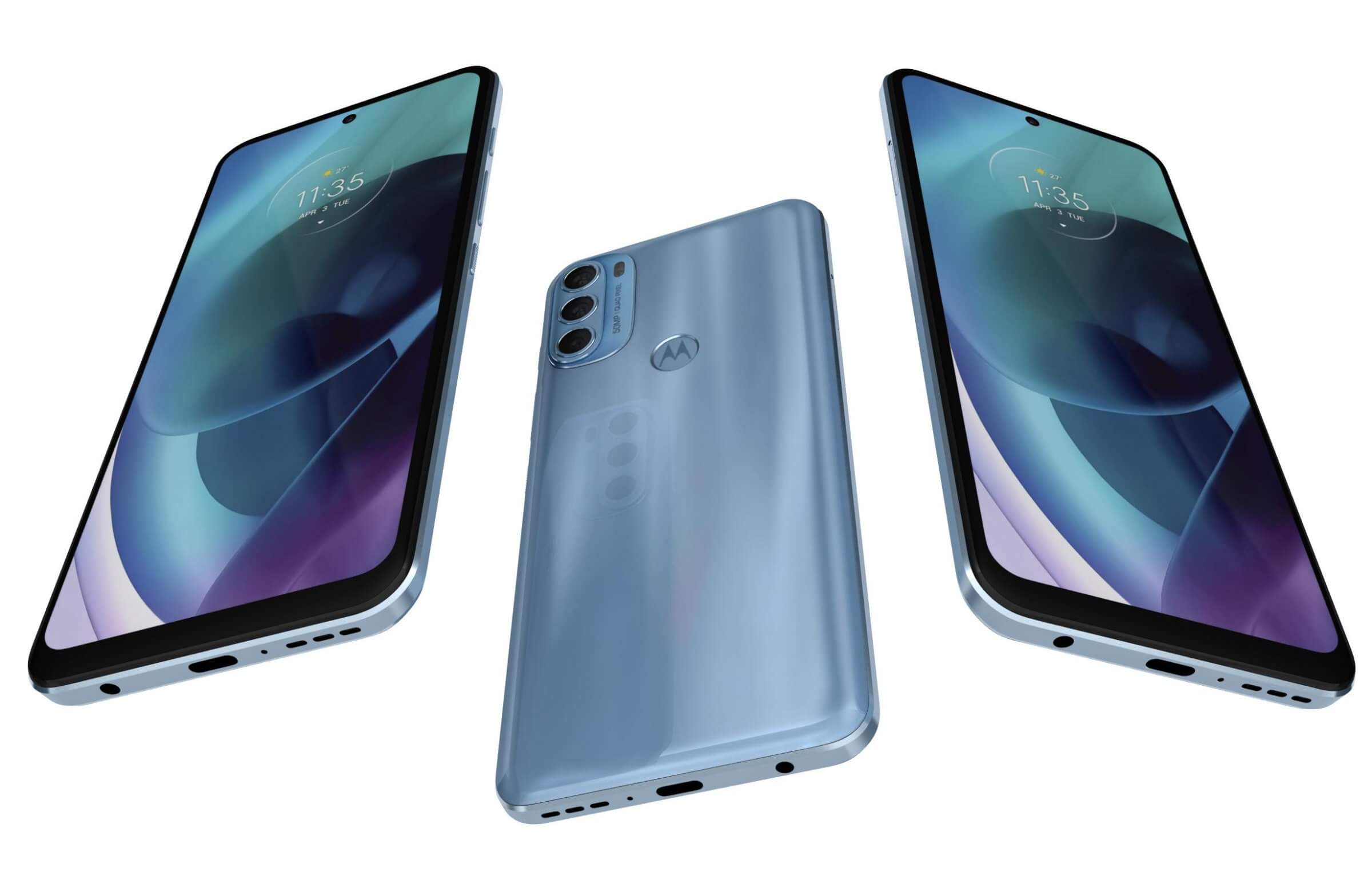 Motorola Moto G71 5G Arctic Blue - 3D Model by Rever_Art