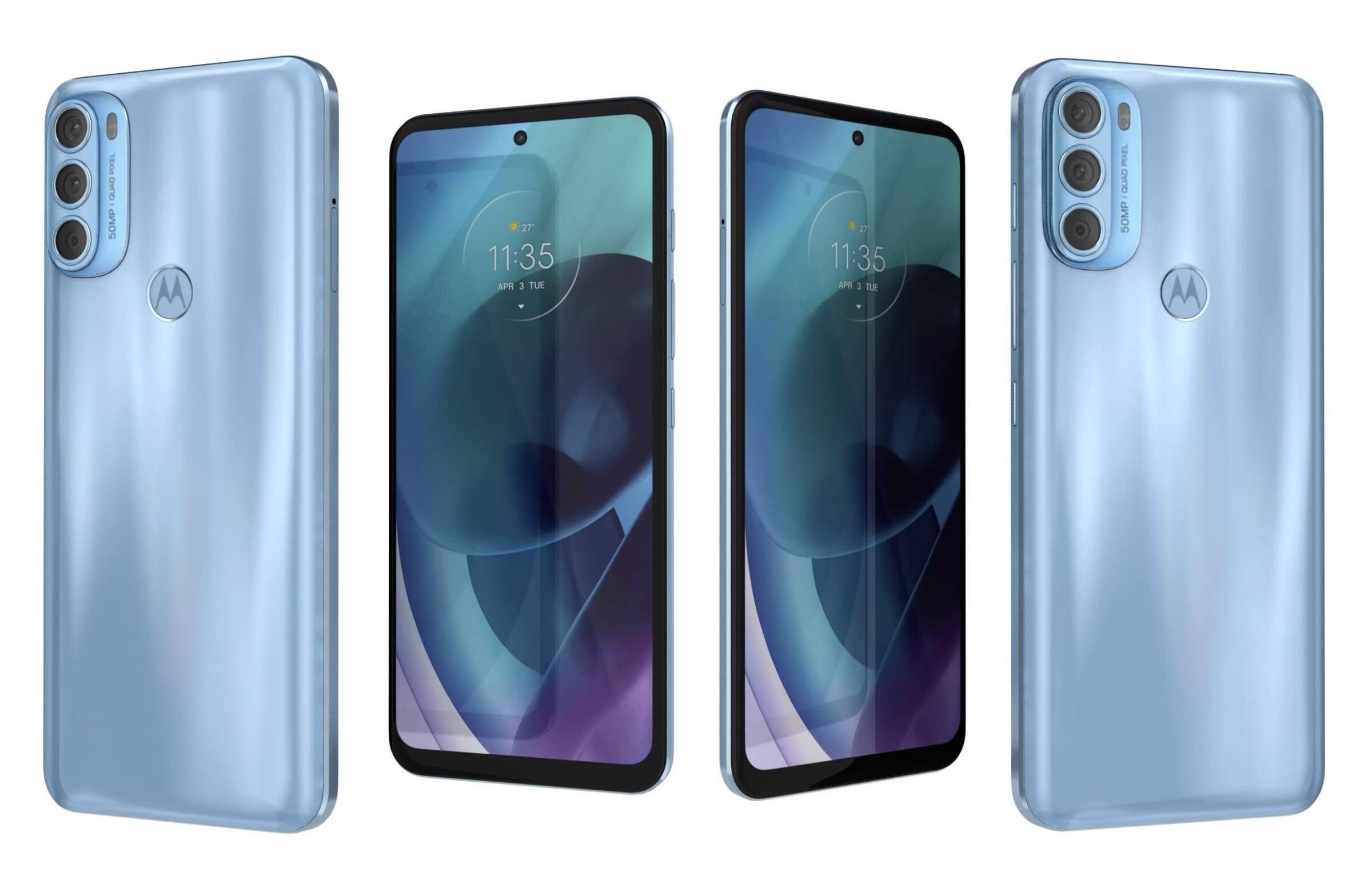 Motorola Moto G71 5G Arctic Blue - 3D Model by Rever_Art