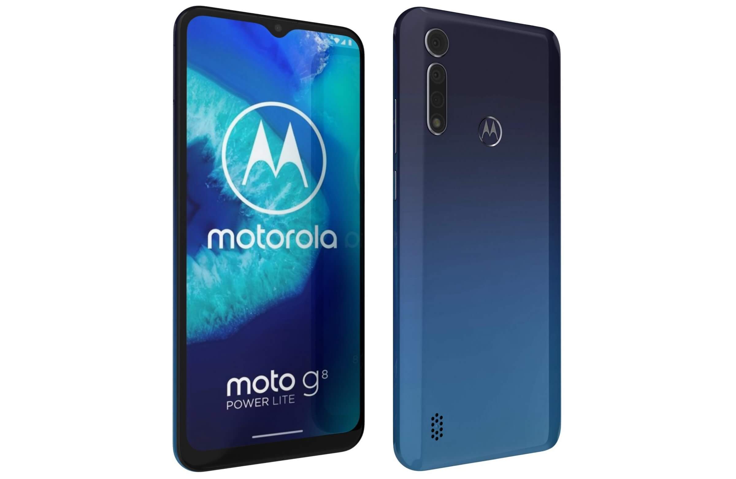 Motorola Moto G8 Royal Blue - 3D Model by Rever_Art