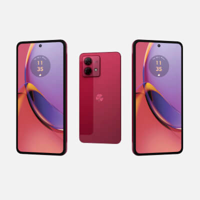 Motorola Moto G84 Red - 3D Model by Rever_Art