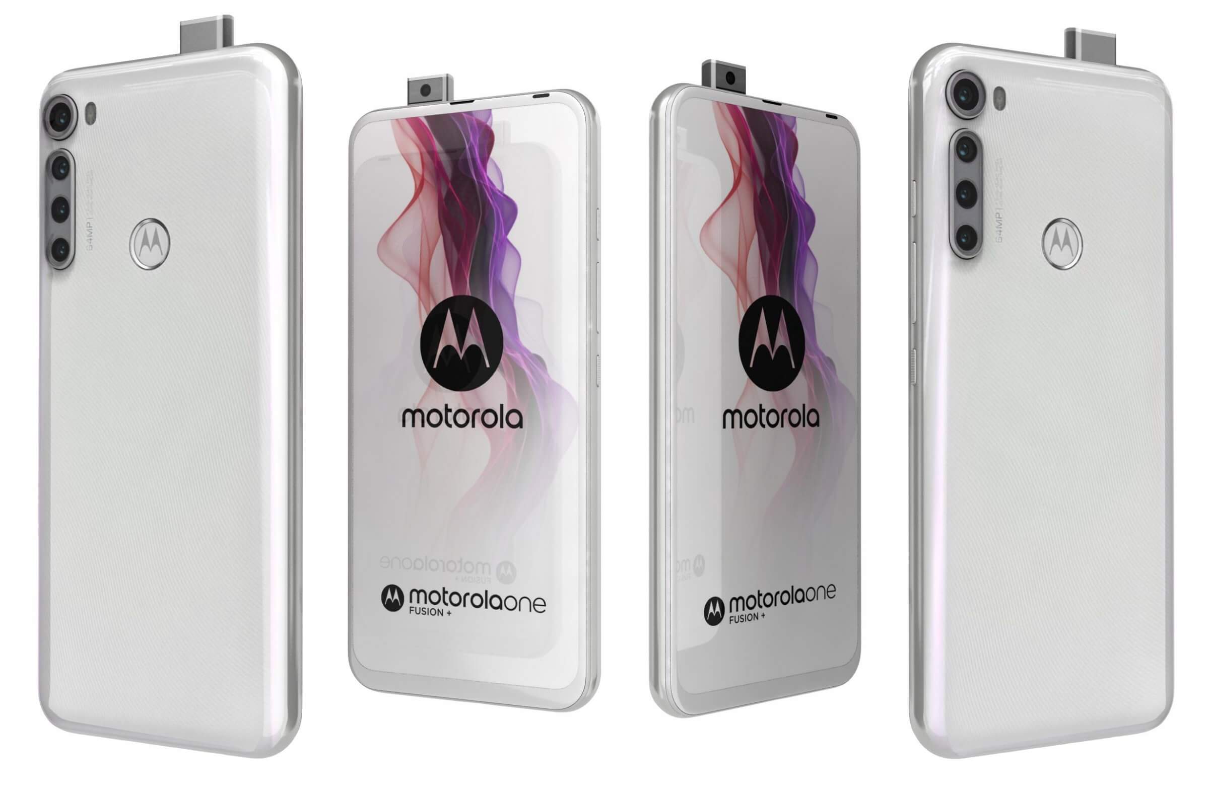 Motorola One Fusion+ Twilight Blue And Moonlight White - 3D Model by ...