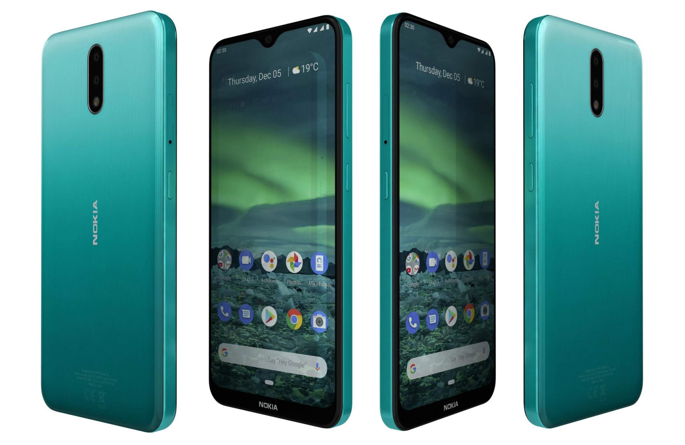 Nokia 2.3 Green - 3D Model by Rever_Art