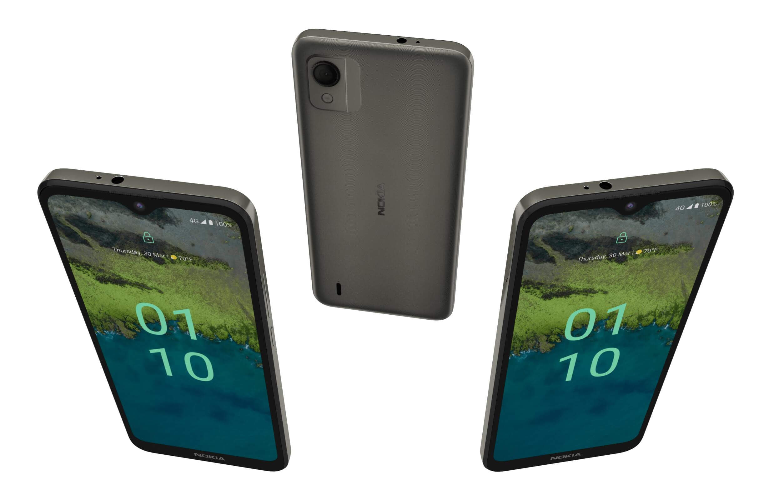 Nokia C110 Gray - 3D Model by Rever_Art