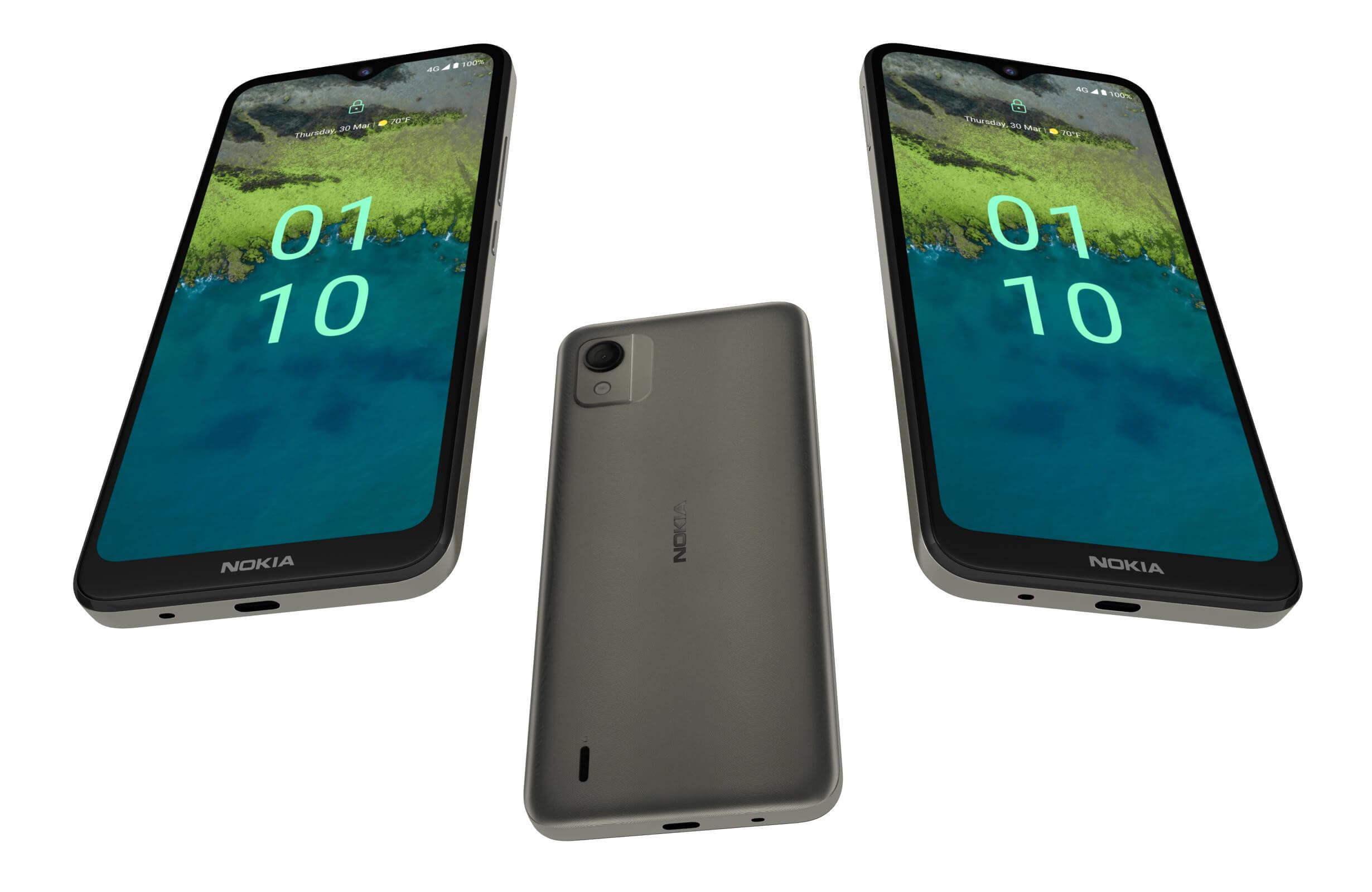 Nokia C110 Gray - 3D Model by Rever_Art