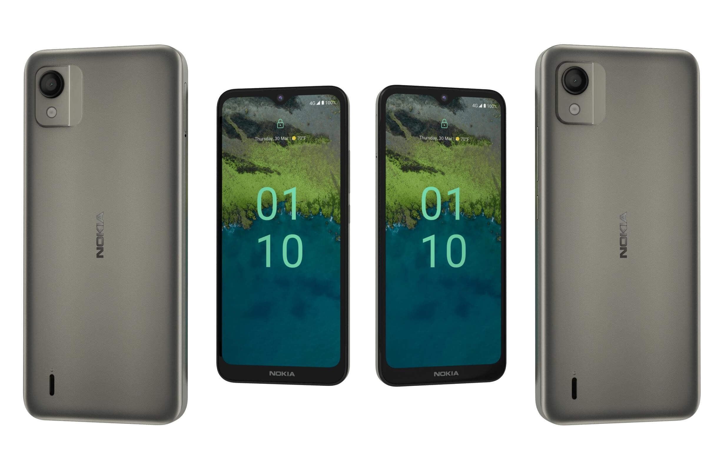 Nokia C110 Gray - 3D Model by Rever_Art