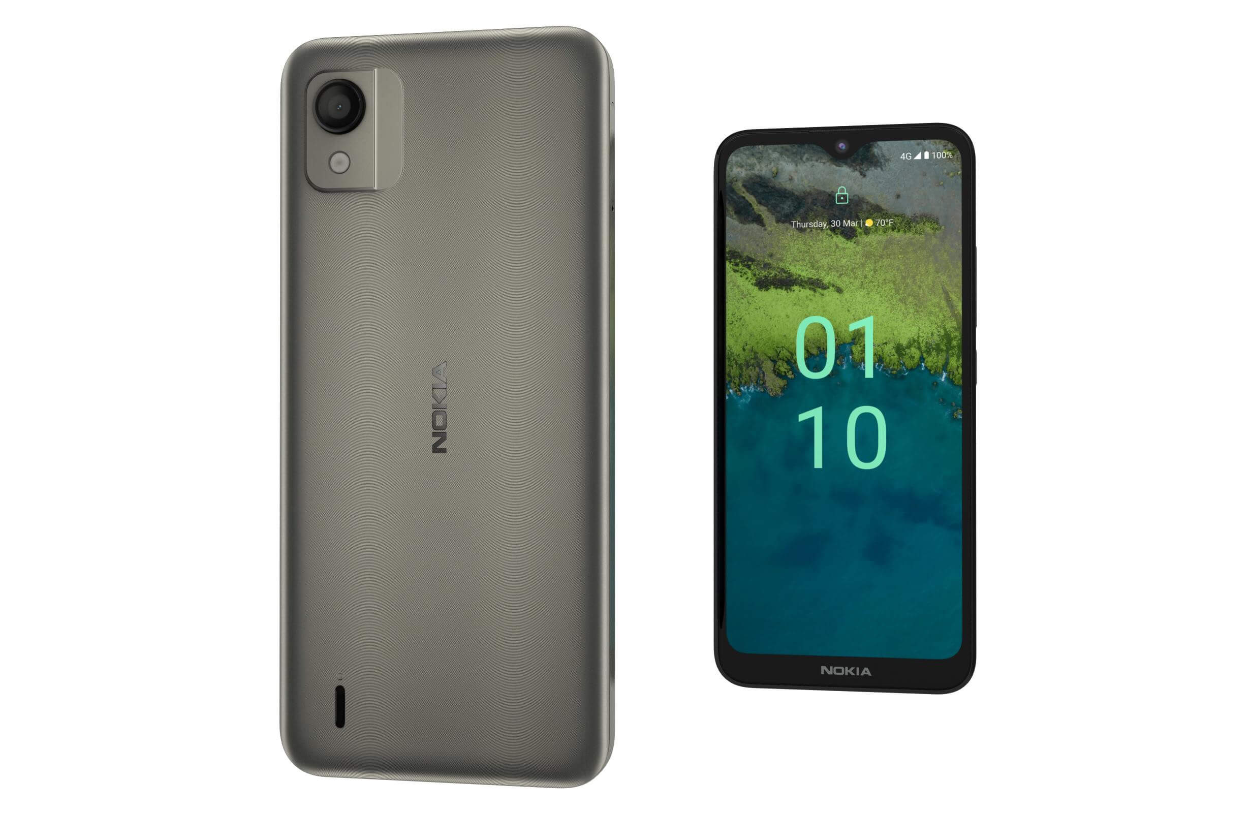 Nokia C110 Gray - 3D Model by Rever_Art
