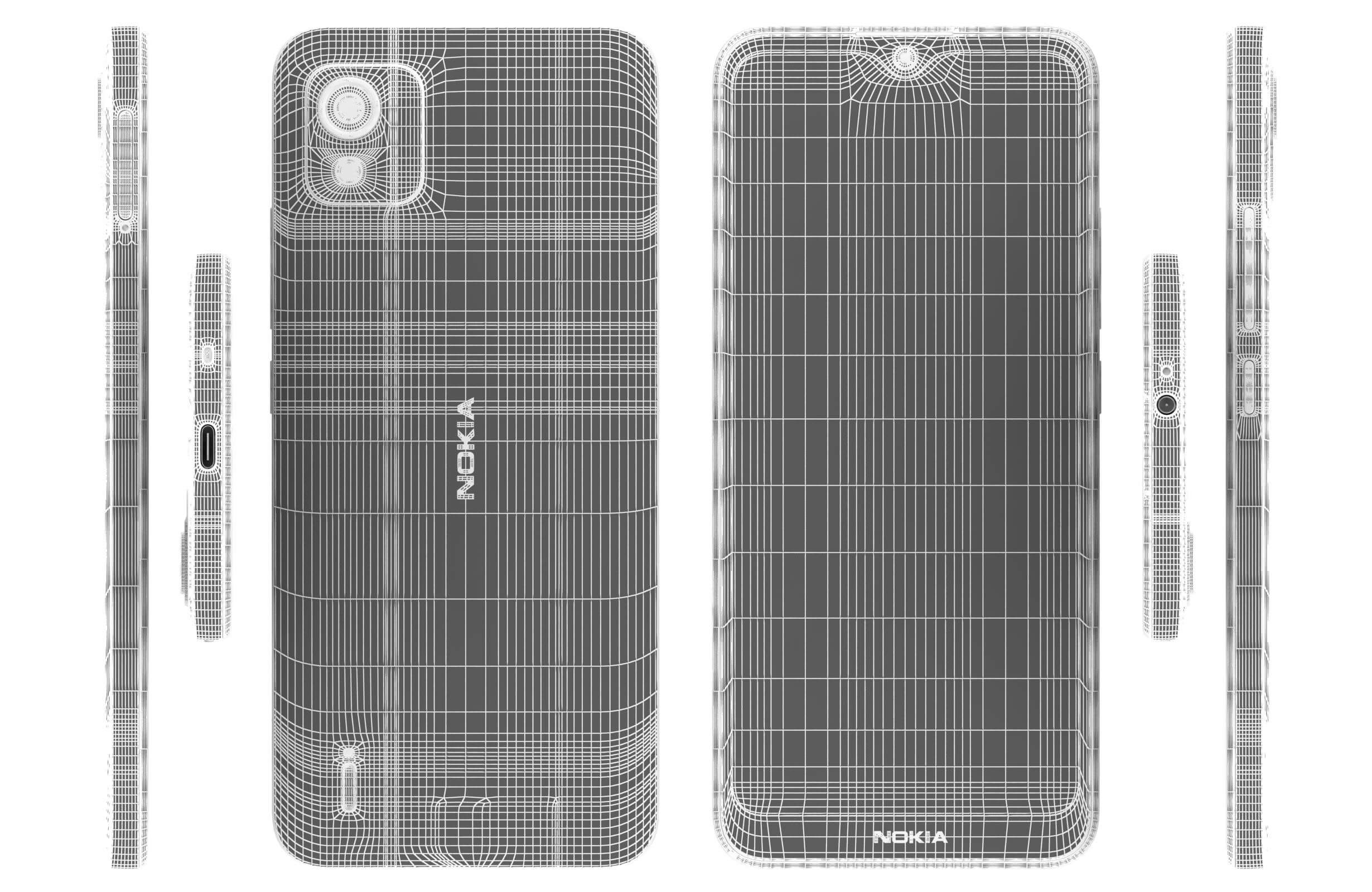 Nokia C110 Gray - 3D Model by Rever_Art