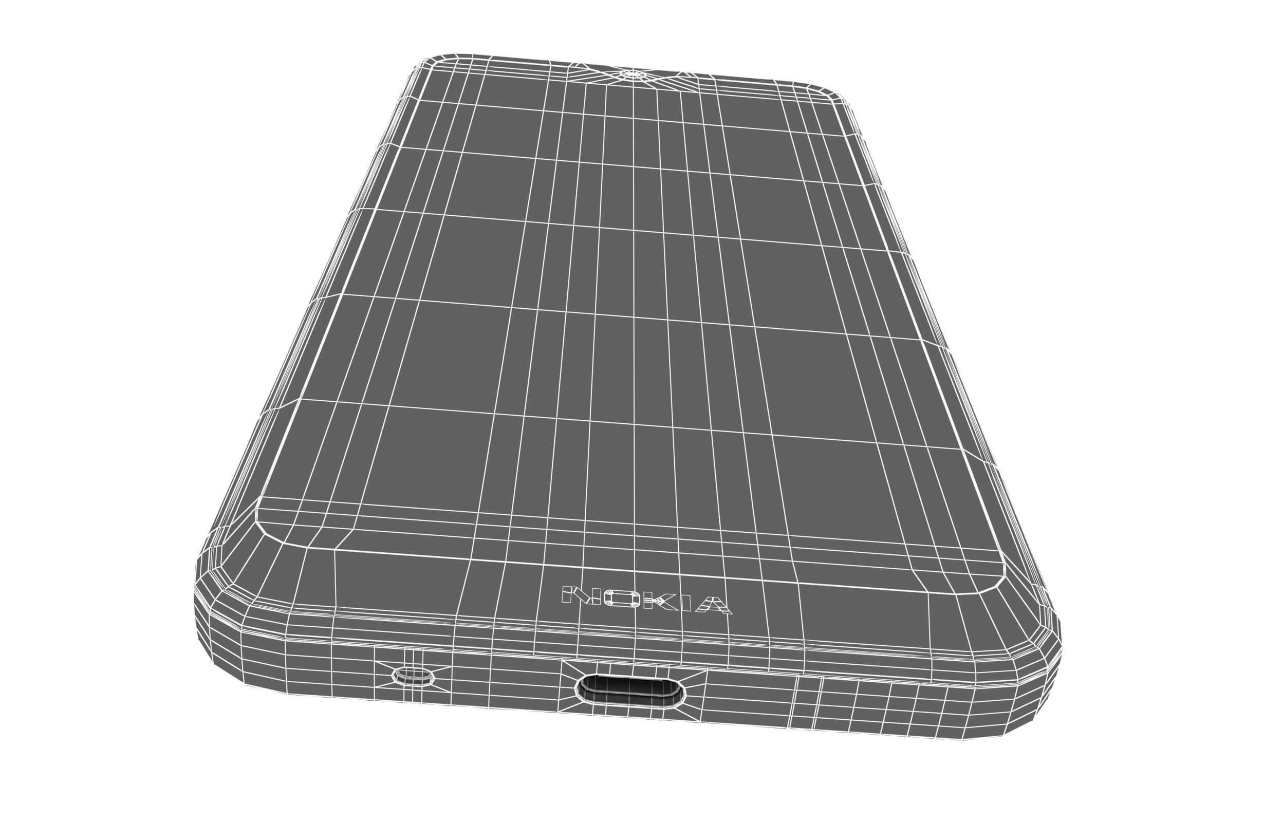 Nokia C110 Gray - 3D Model by Rever_Art