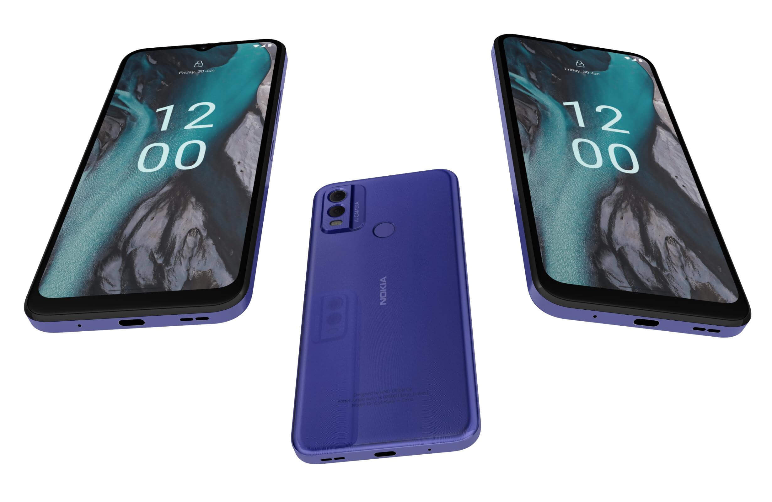 Nokia C22 Purple - 3D Model by Rever_Art