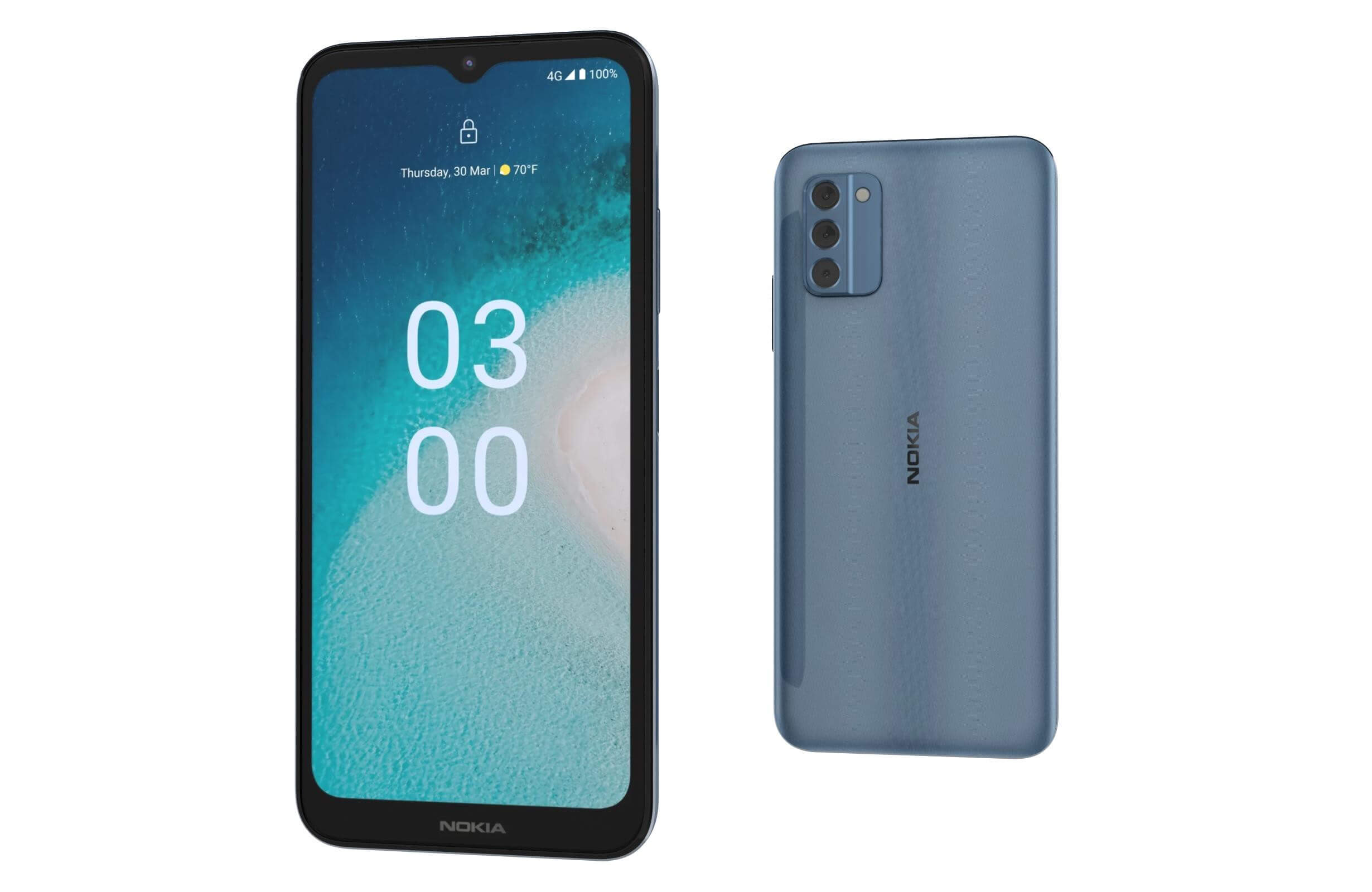 Nokia C300 Blue - 3D Model by Rever_Art