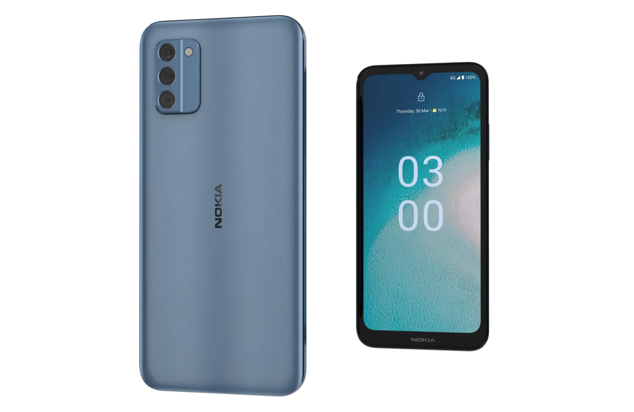 Nokia C300 Blue - 3D Model by Rever_Art