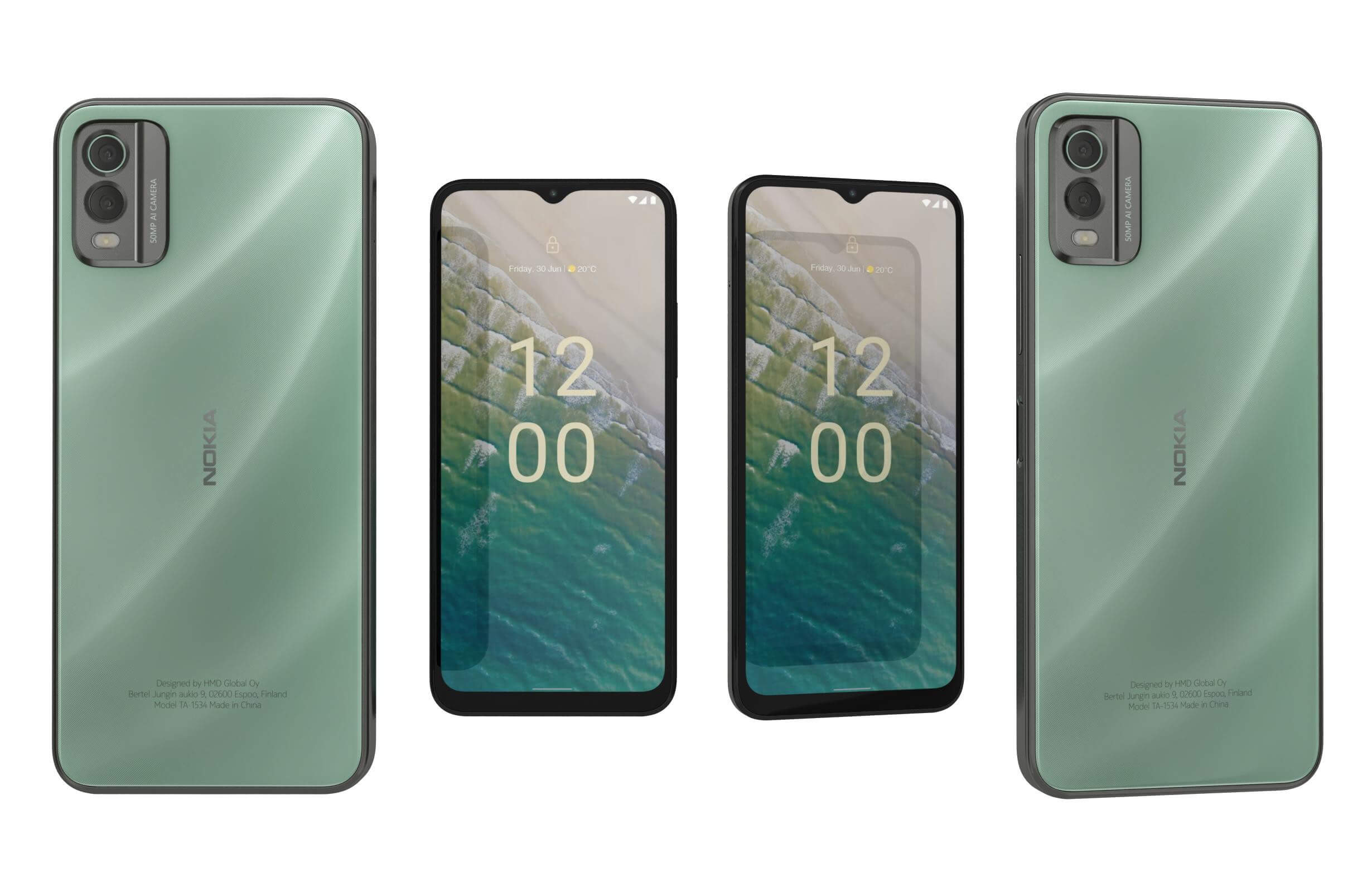 Nokia C32 All Colors - 3D Model by Rever_Art