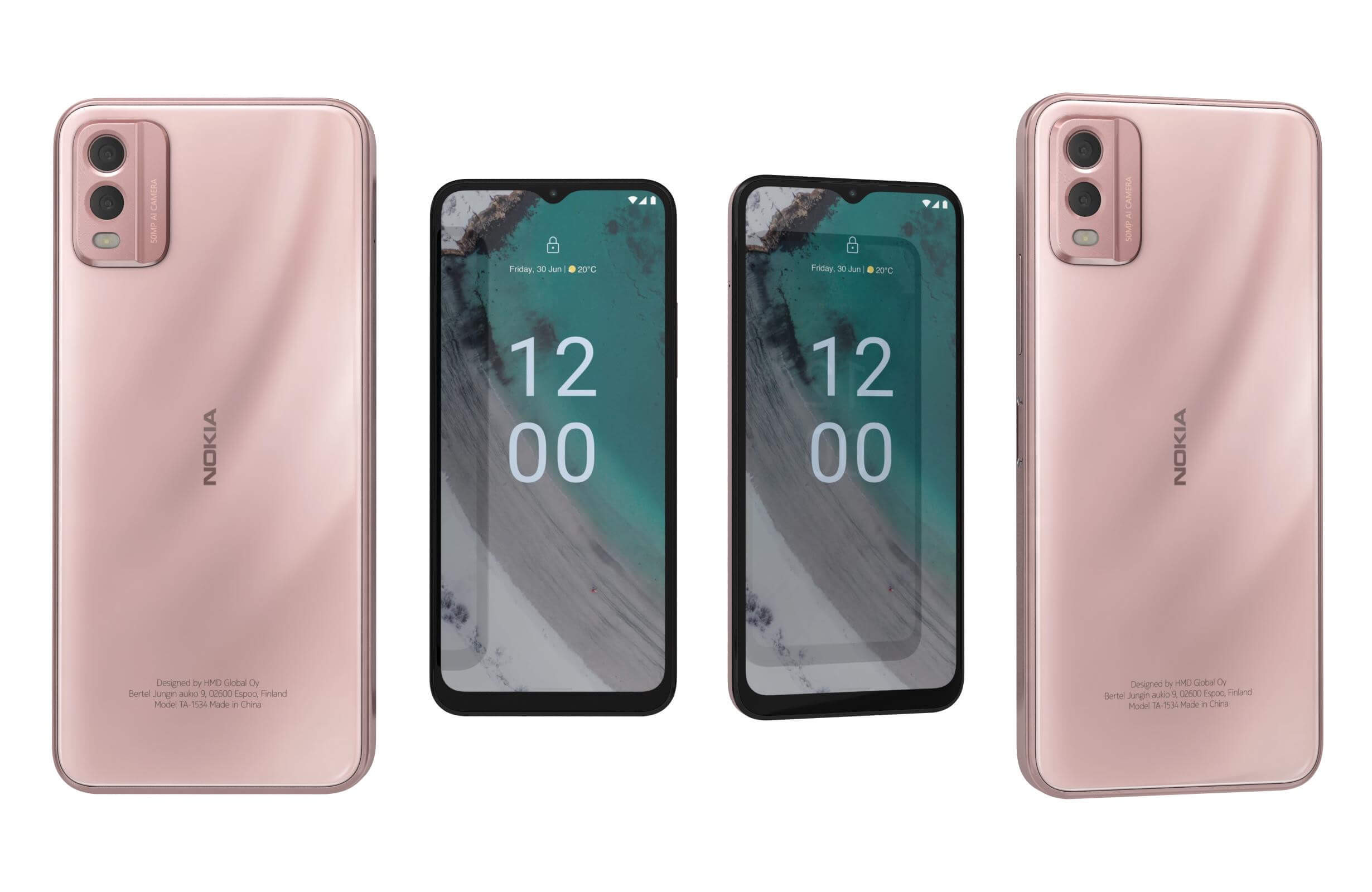 Nokia C32 All Colors - 3D Model by Rever_Art