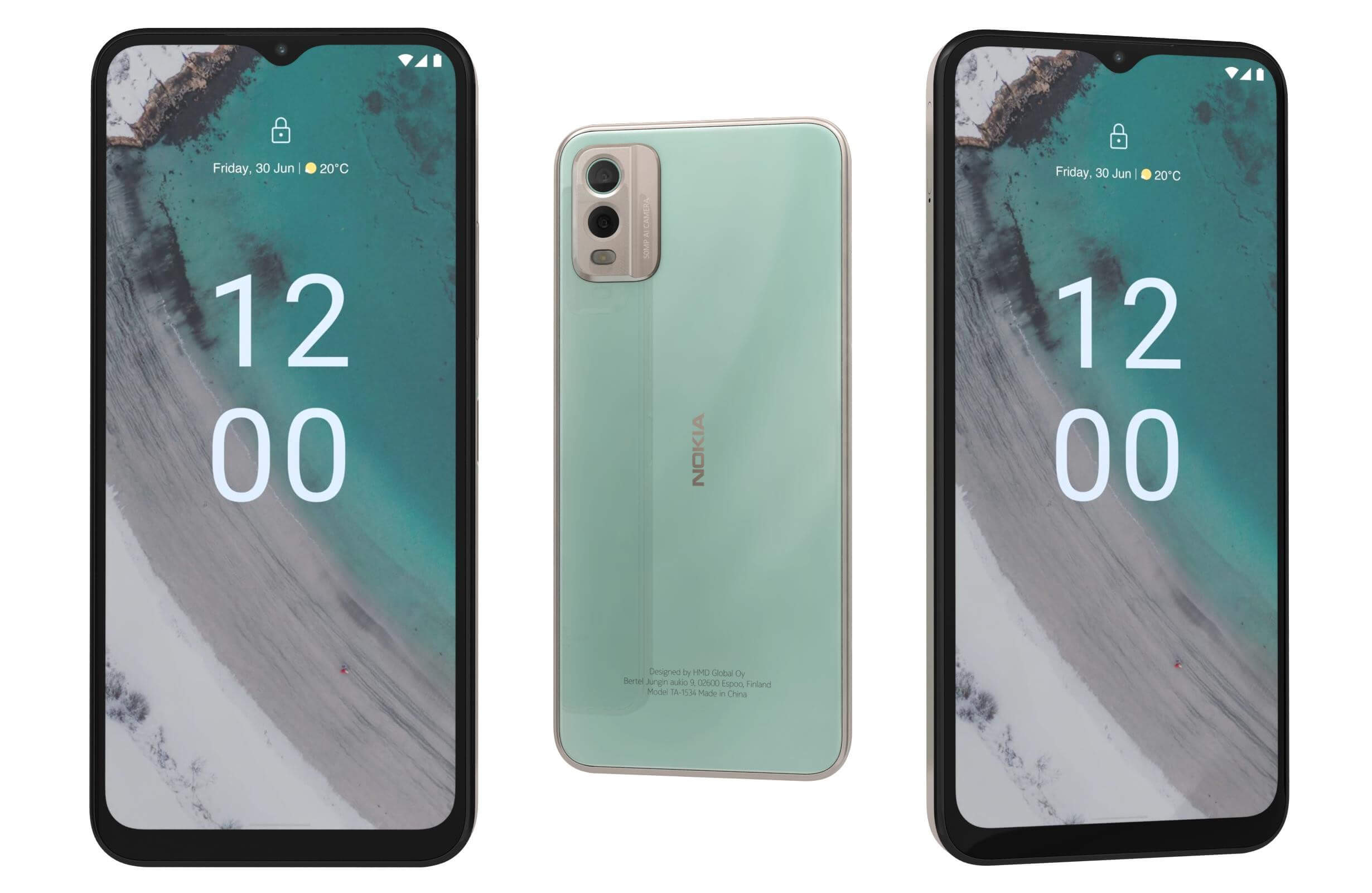 Nokia C32 All Colors - 3D Model by Rever_Art