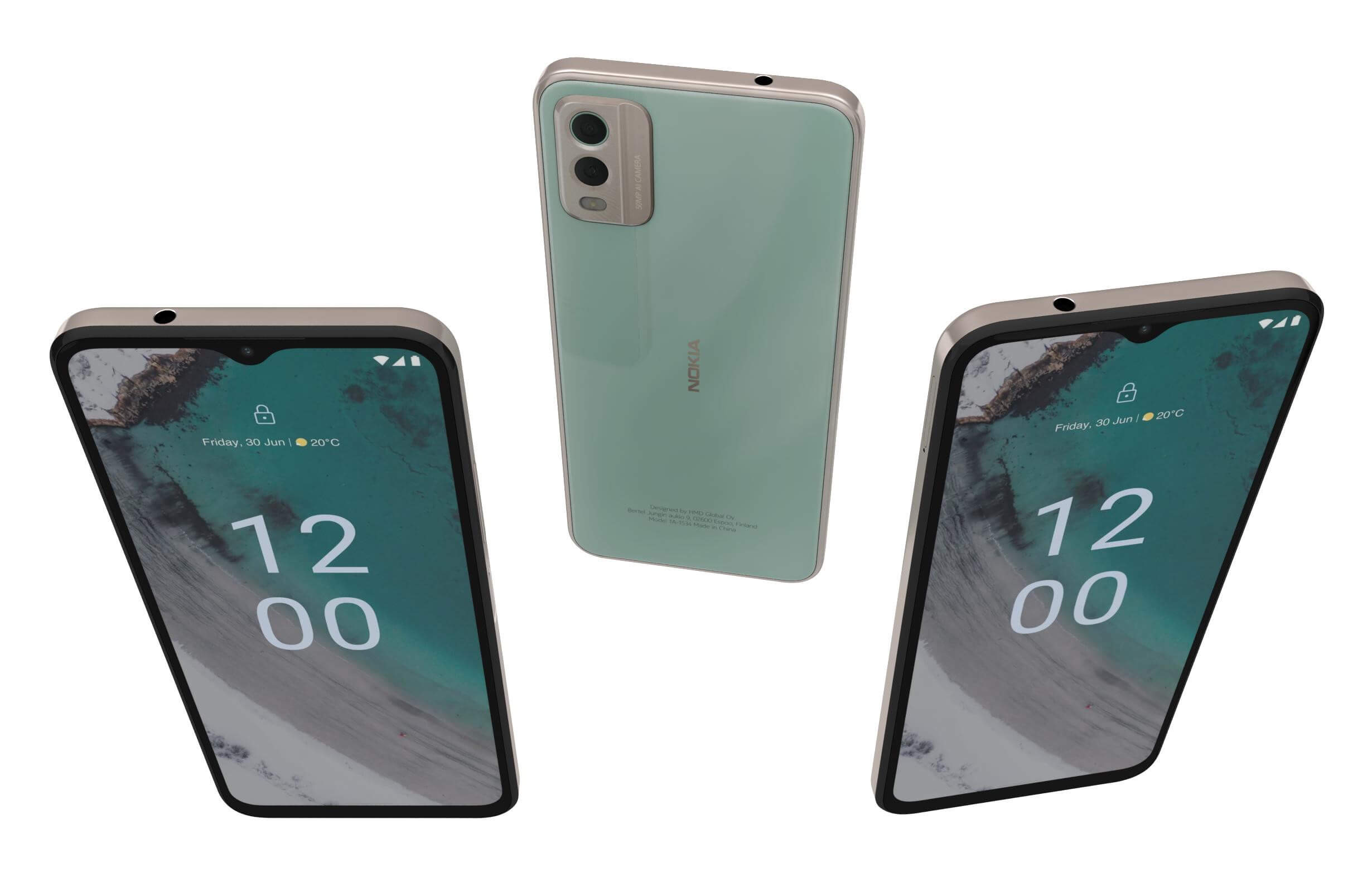 Nokia C32 All Colors - 3D Model by Rever_Art