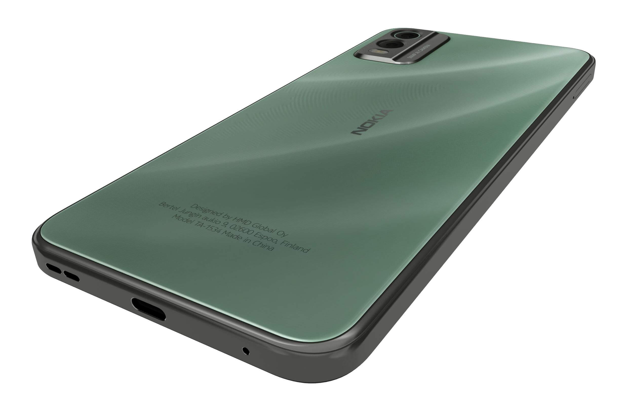 Nokia C32 Autumn Green - 3D Model by Rever_Art