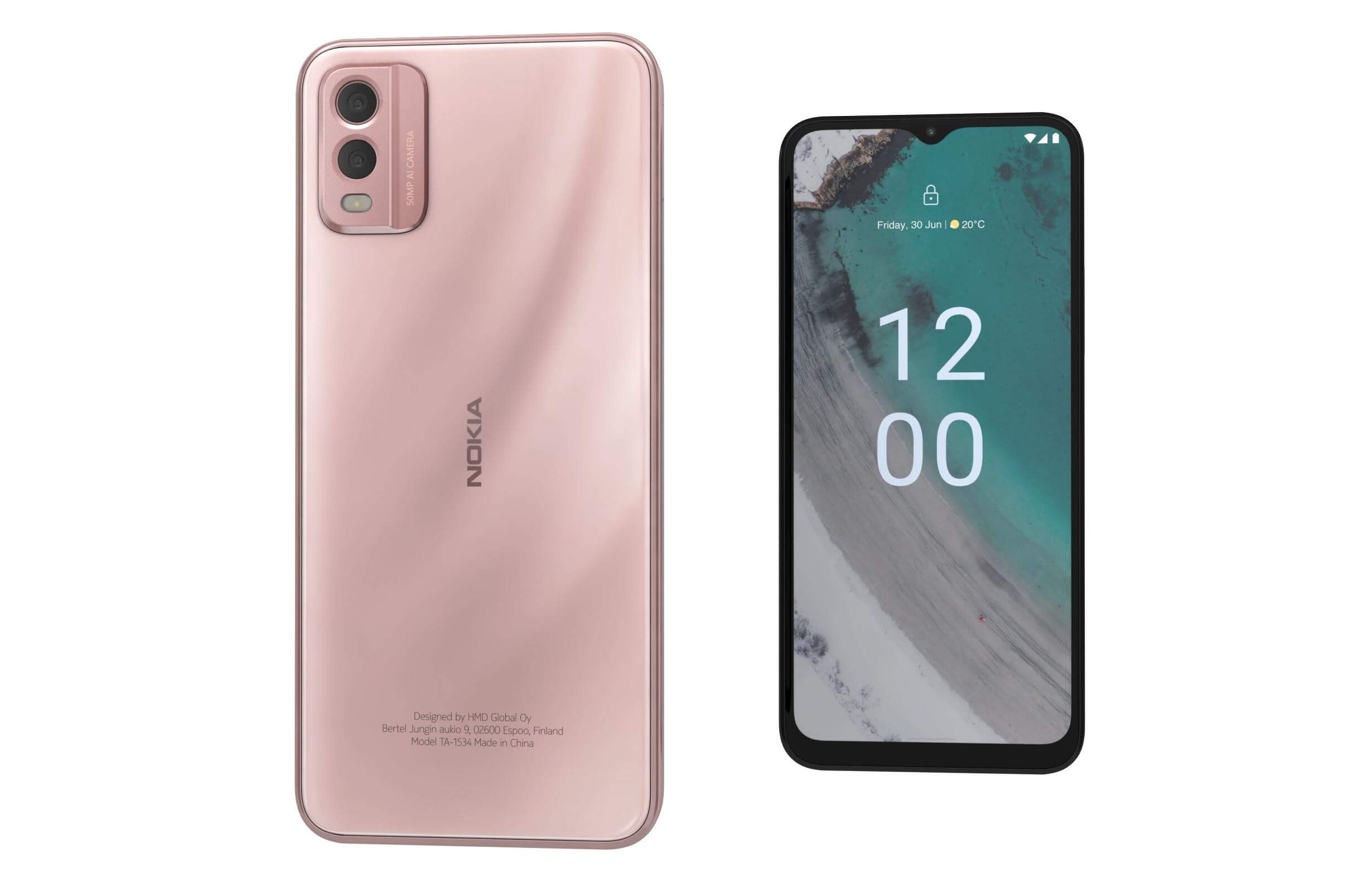 Nokia C32 Beach Pink - 3D Model by Rever_Art