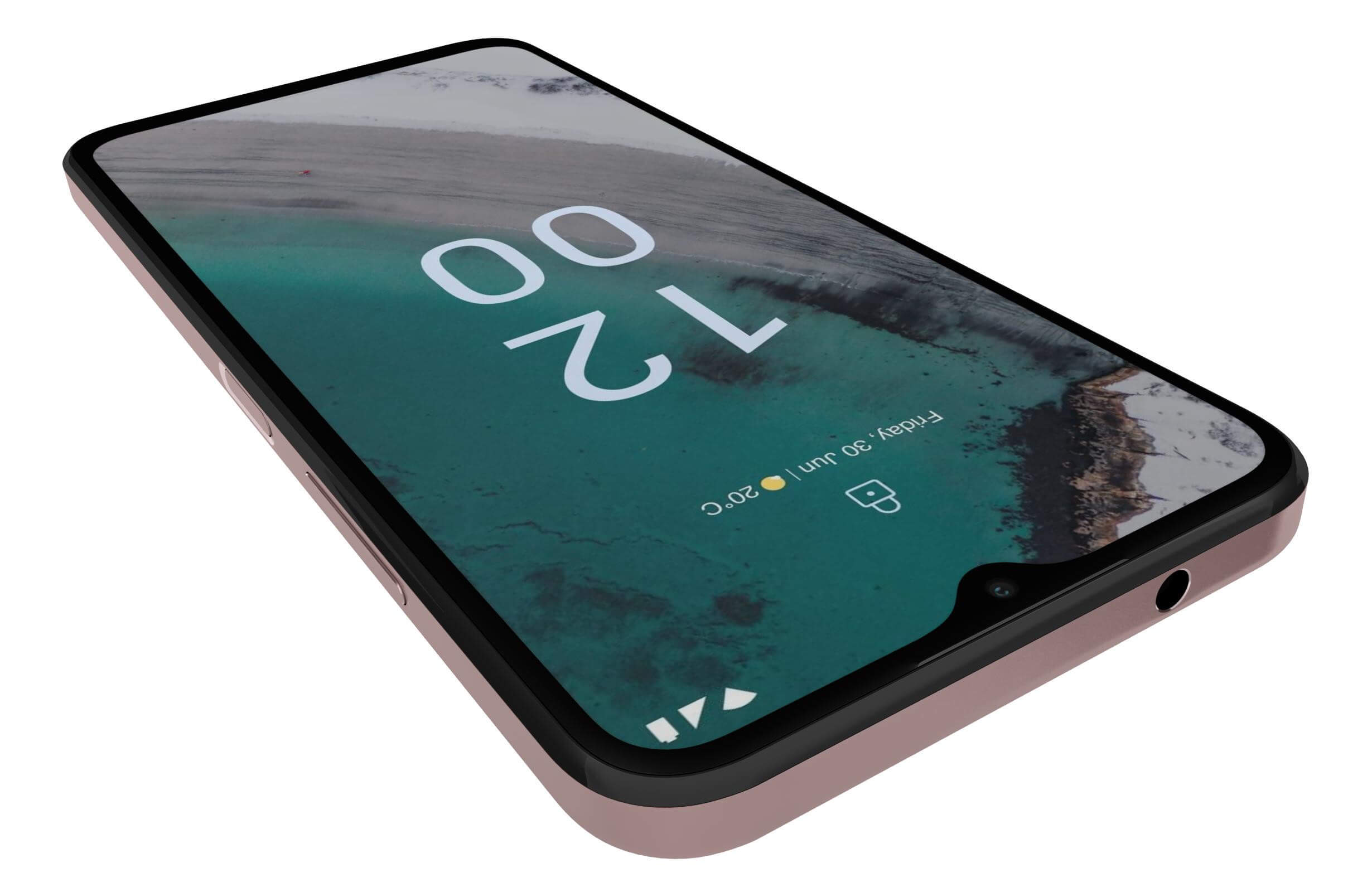 Nokia C32 Beach Pink - 3D Model by Rever_Art