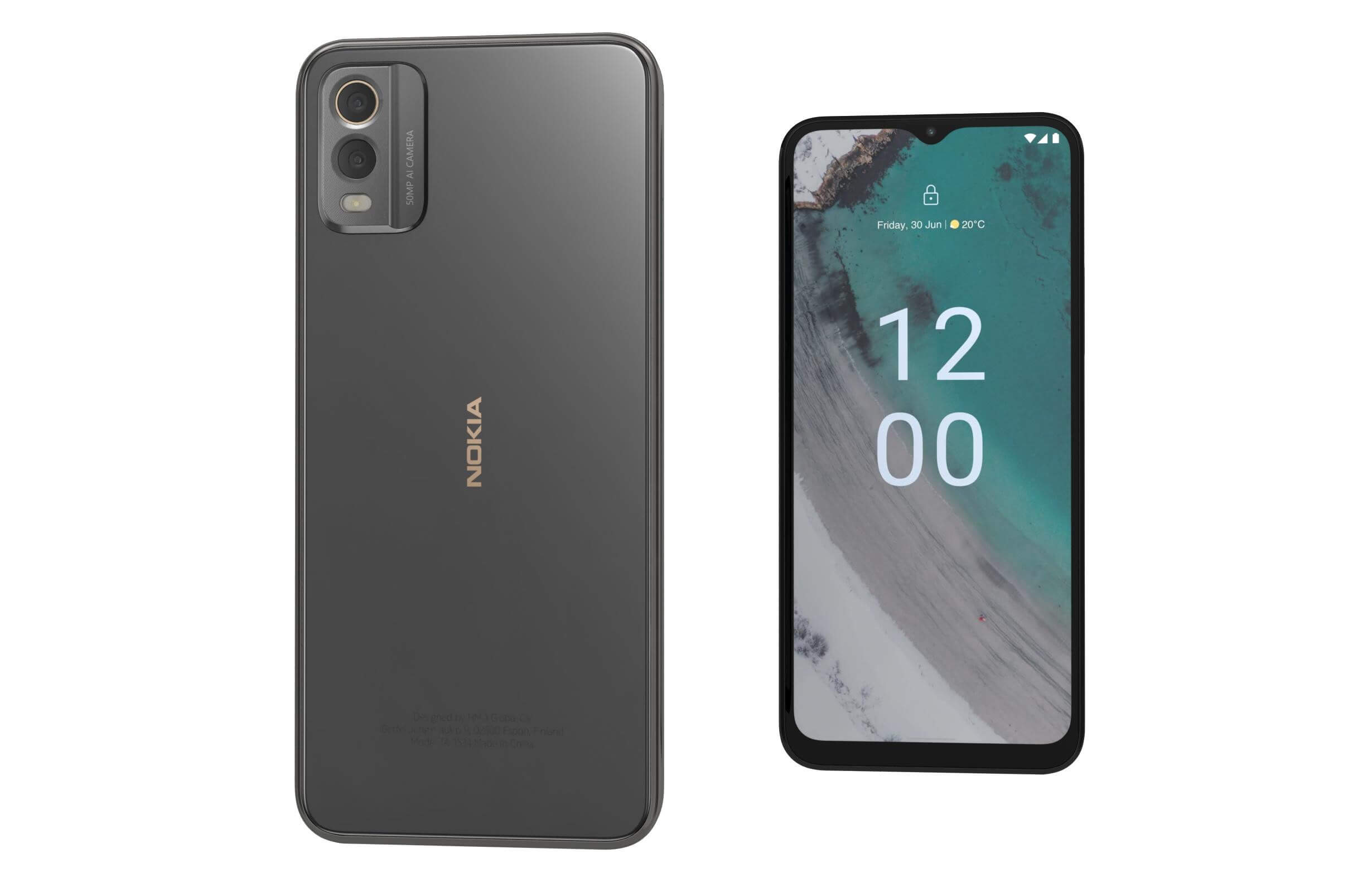 Nokia C32 Charcoal - 3D Model by Rever_Art