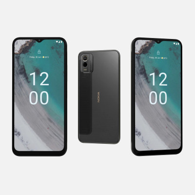 Nokia C32 Charcoal - 3D Model by Rever_Art