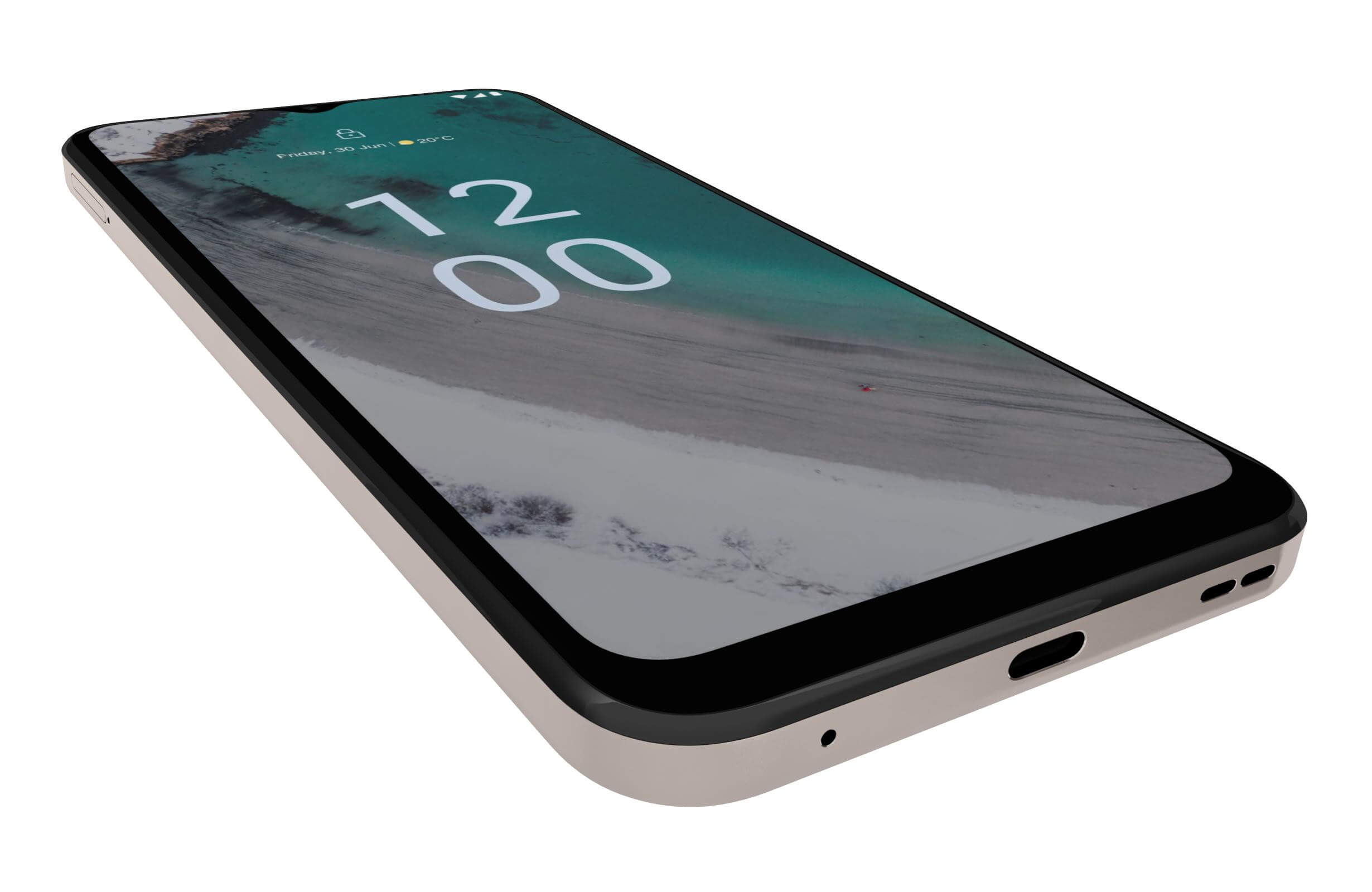 Nokia C32 Mint - 3D Model by Rever_Art