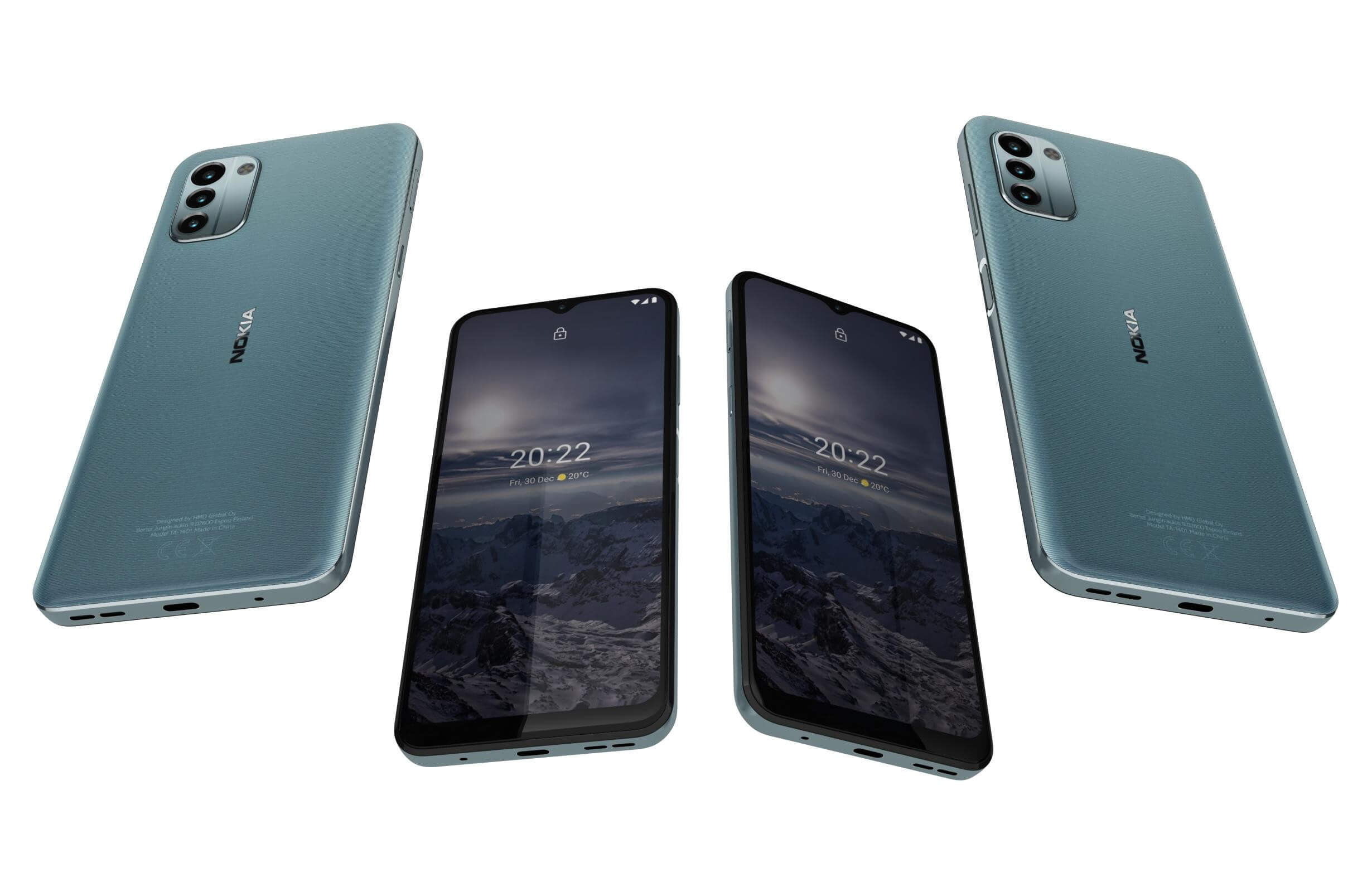 Nokia G21 All Colors - 3D Model by Rever_Art