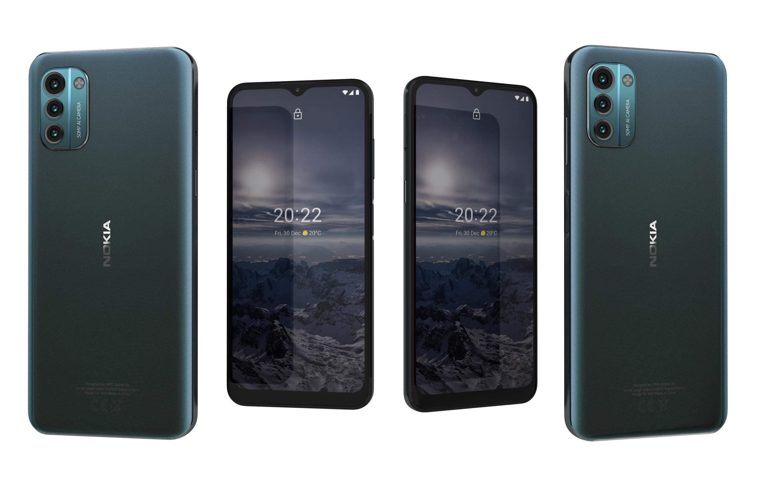 Nokia G21 Blue - 3D Model by Rever_Art