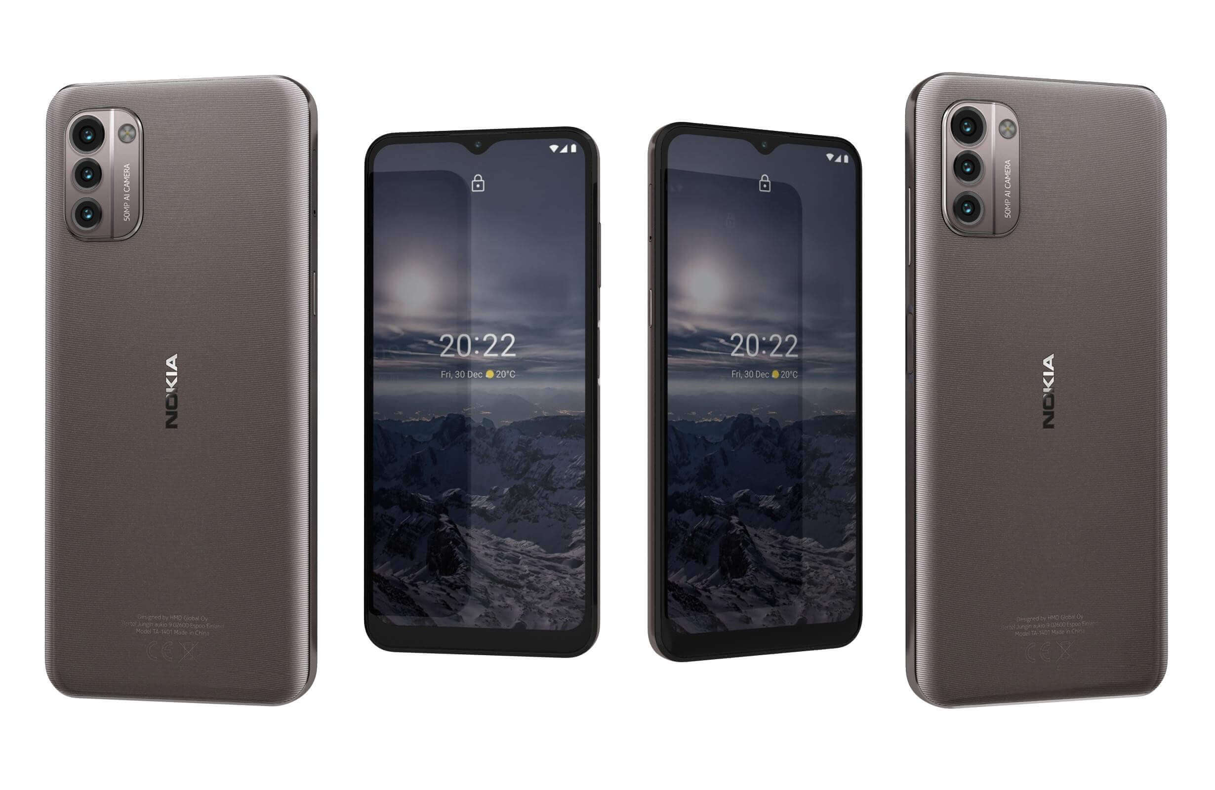 Nokia G21 Brown - 3D Model by Rever_Art