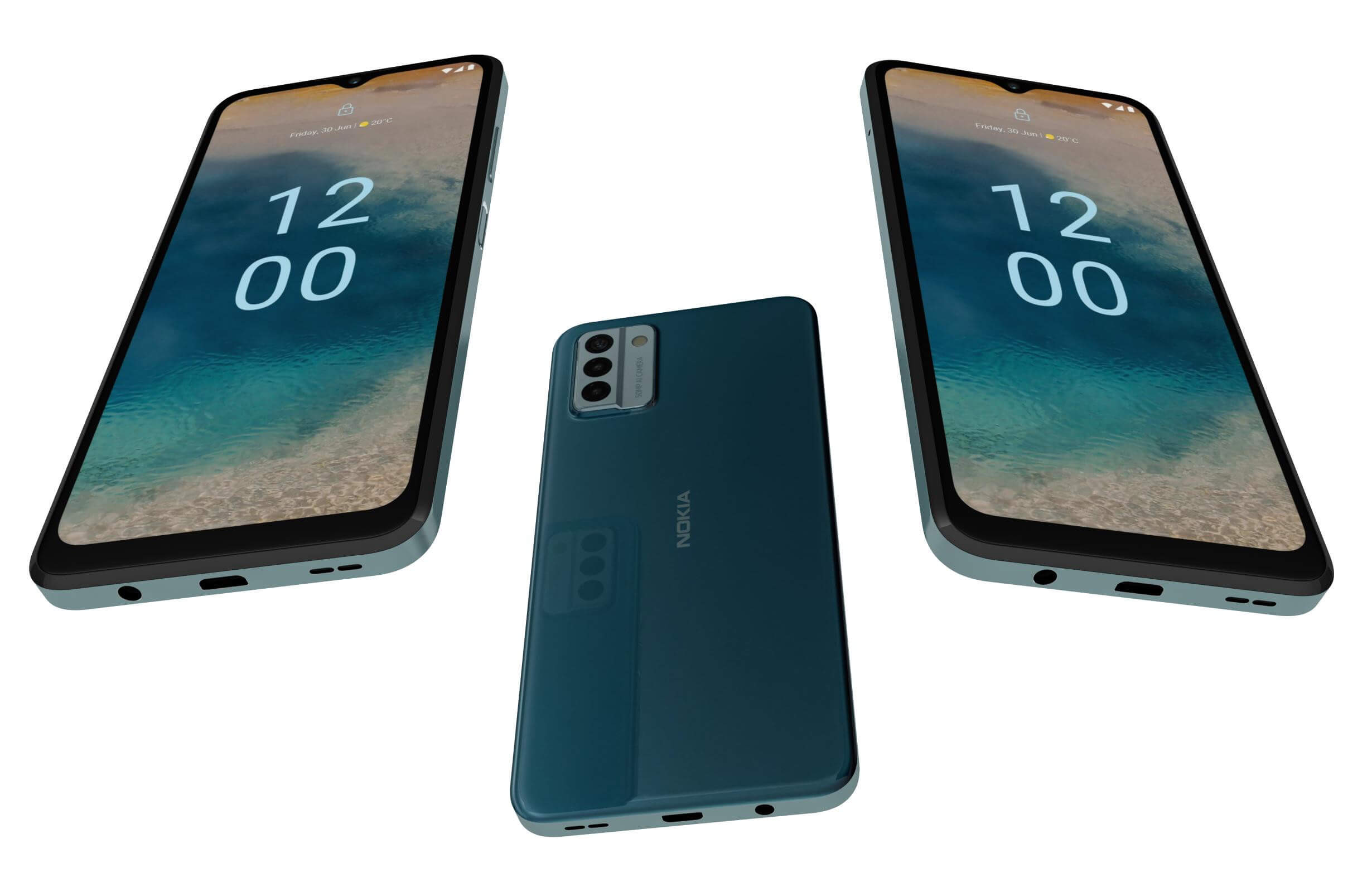 Nokia G22 Blue - 3D Model by Rever_Art