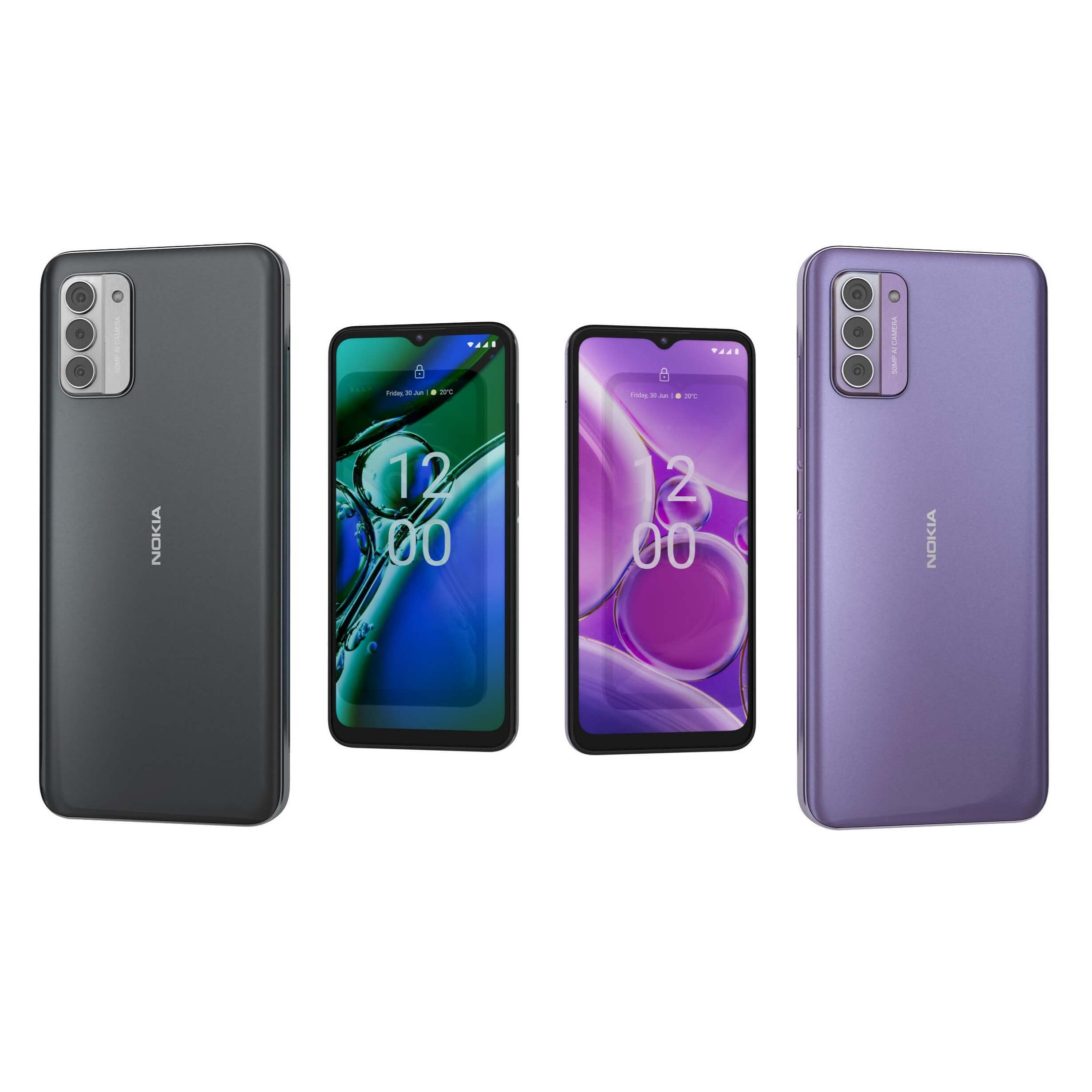 Nokia G42 Charcoal and Dusk - 3D Model by Rever_Art