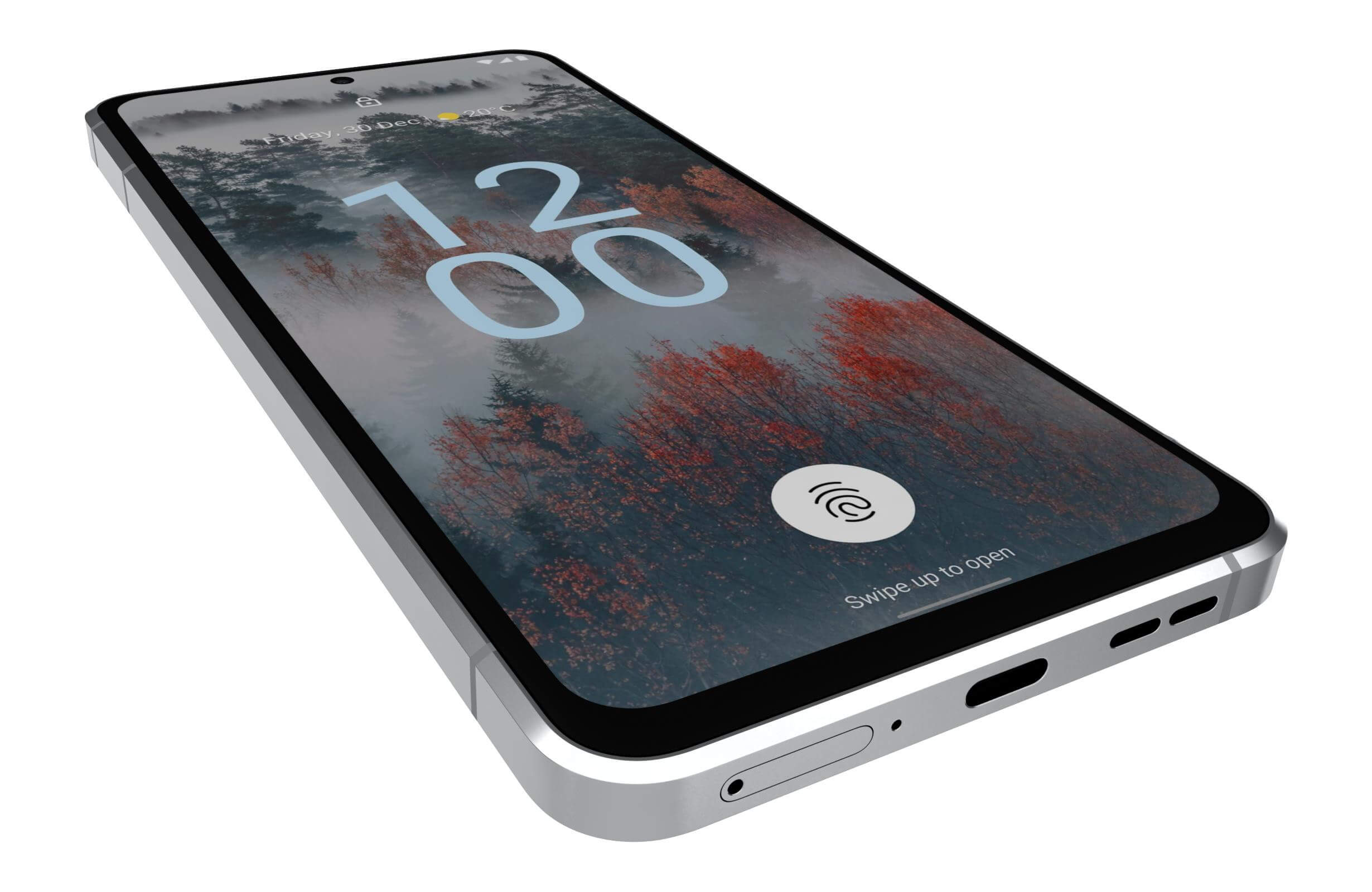 Nokia X30 Ice White - 3D Model by Rever_Art