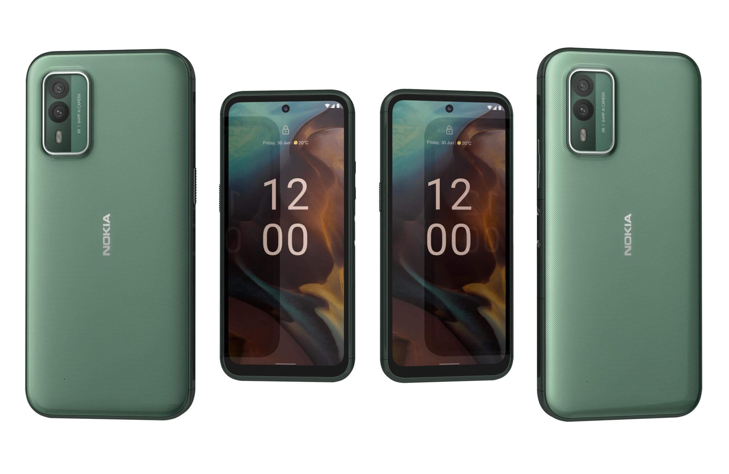 Nokia XR30 Green - 3D Model by Rever_Art