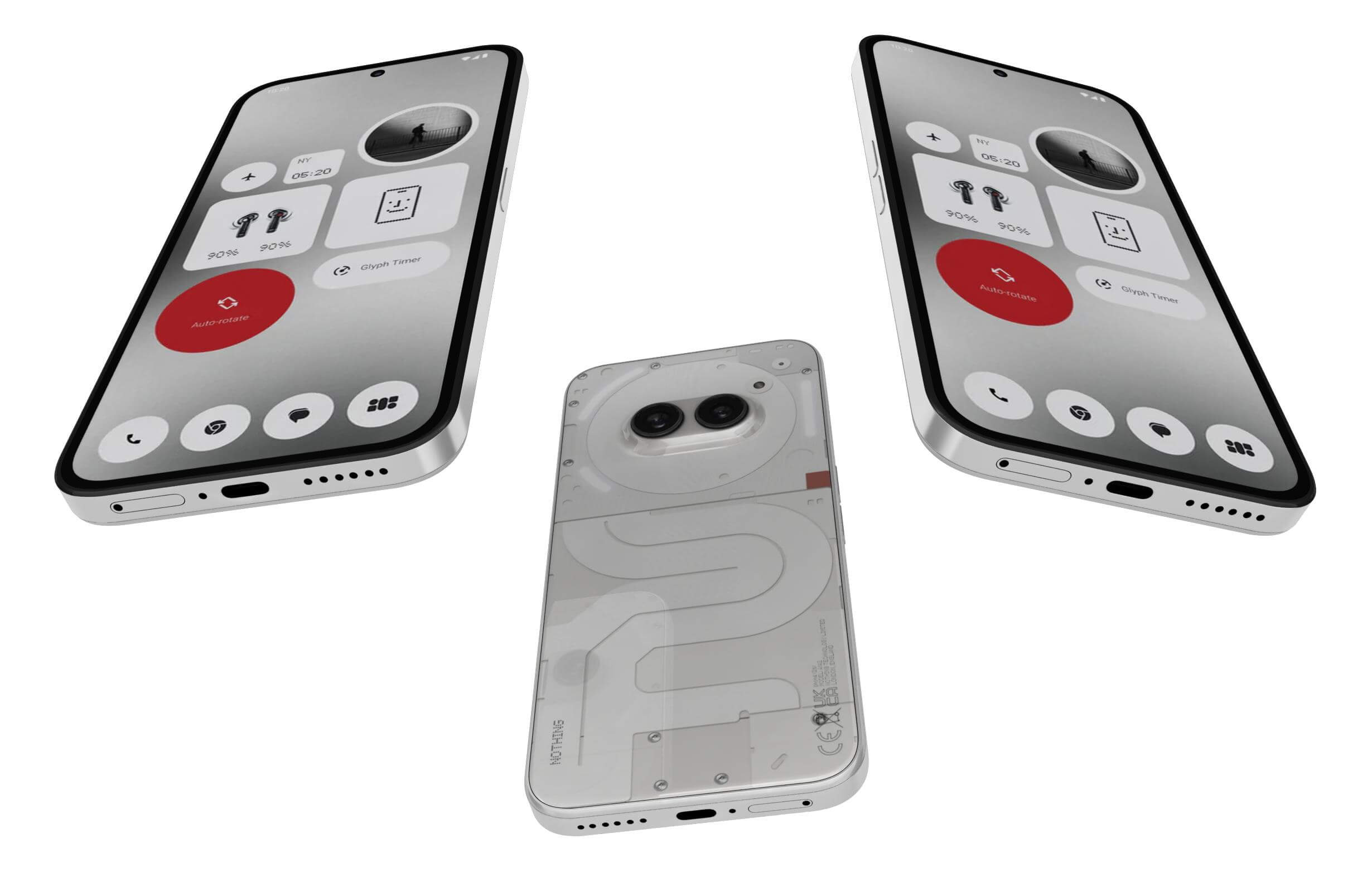 Nothing Phone 2A White - 3D Model by Rever_Art