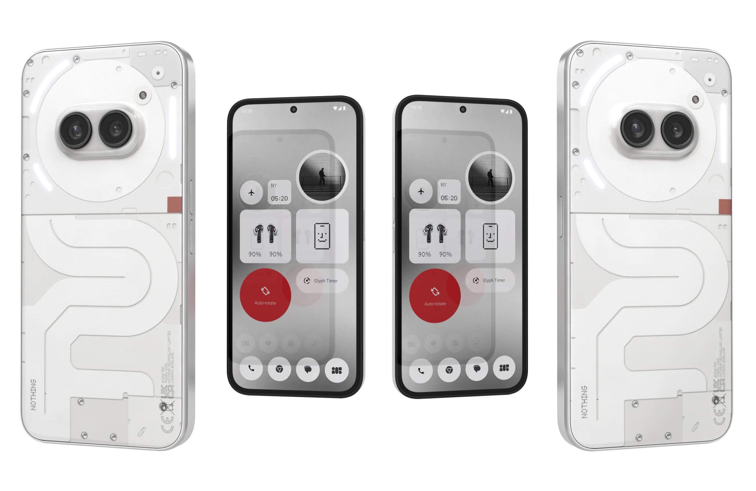 Nothing Phone 2A White - 3D Model by Rever_Art