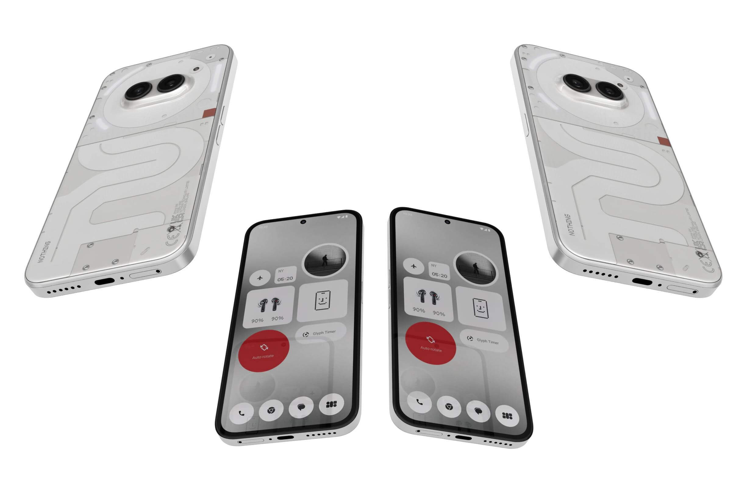 Nothing Phone 2A White - 3D Model by Rever_Art