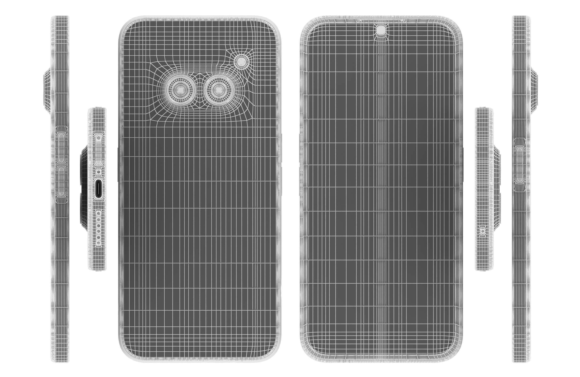 Nothing Phone 2A White - 3D Model by Rever_Art