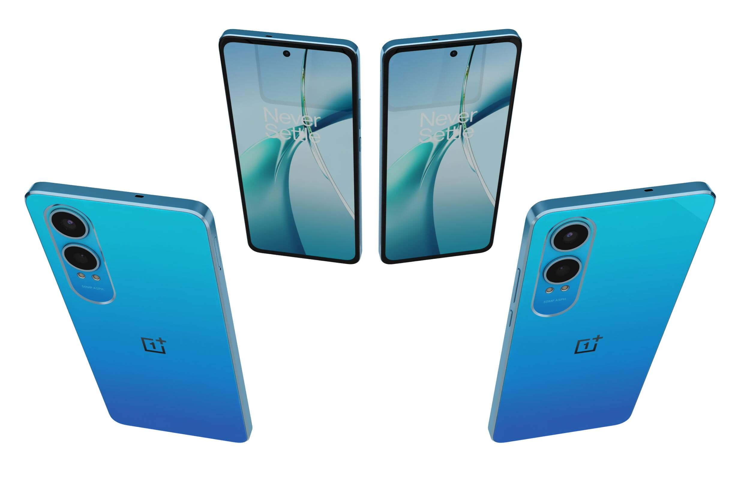 OnePlus Nord CE4 Lite Blue - 3D Model by Rever_Art