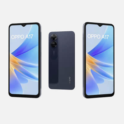 OPPO A17 Blue - 3D Model by Rever_Art