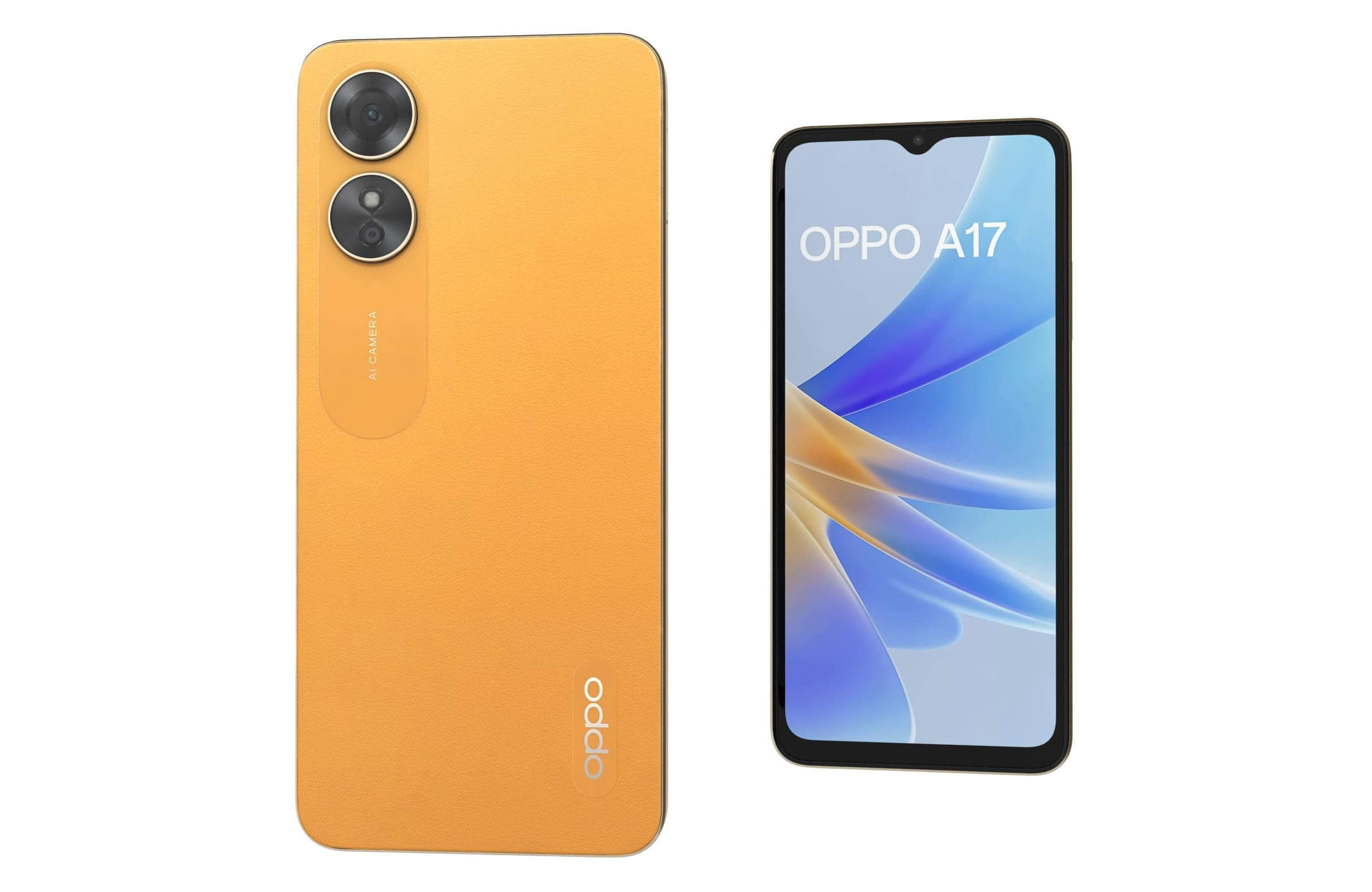 Oppo A17 Gold - 3D Model by Rever_Art