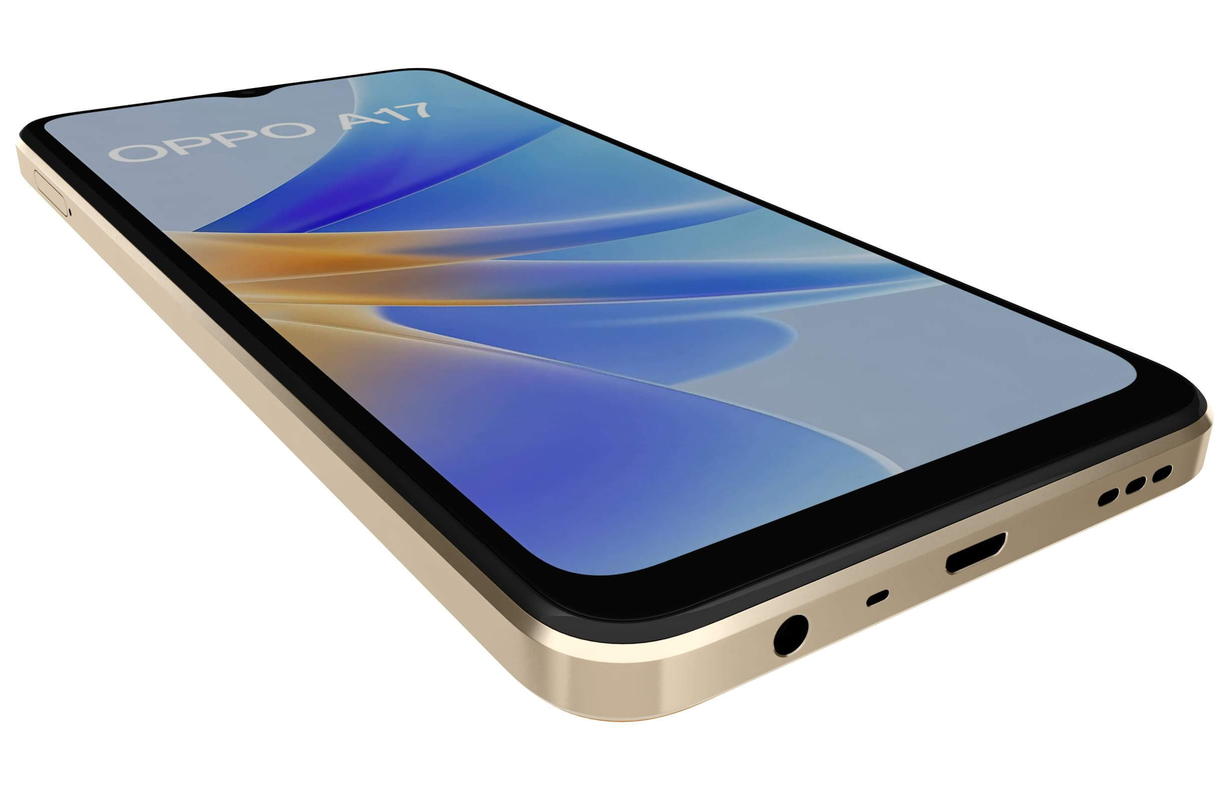 Oppo A17 Gold - 3D Model by Rever_Art